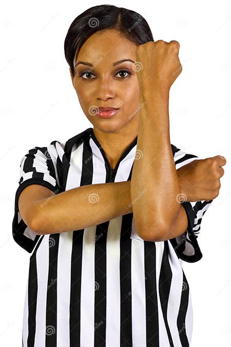 Female Referee stock image. Image of outfit, arbitrator - 27065511