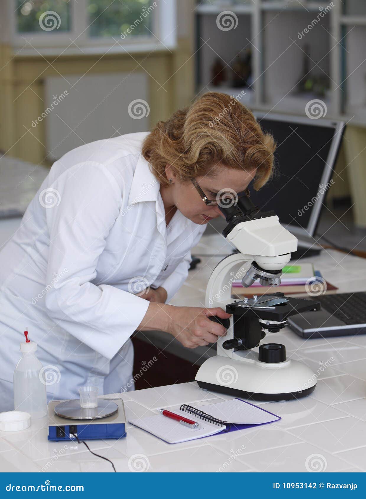 Female researcher stock photo. Image of knowledge, instrument - 10953142