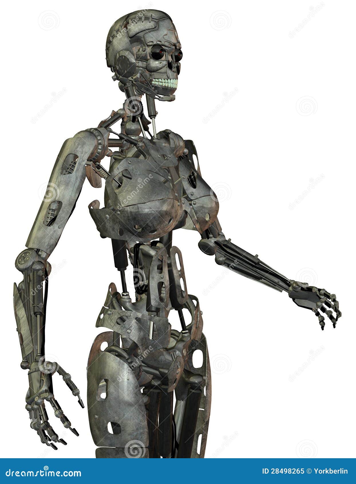 Female robot stock illustration. Illustration of future - 28498265