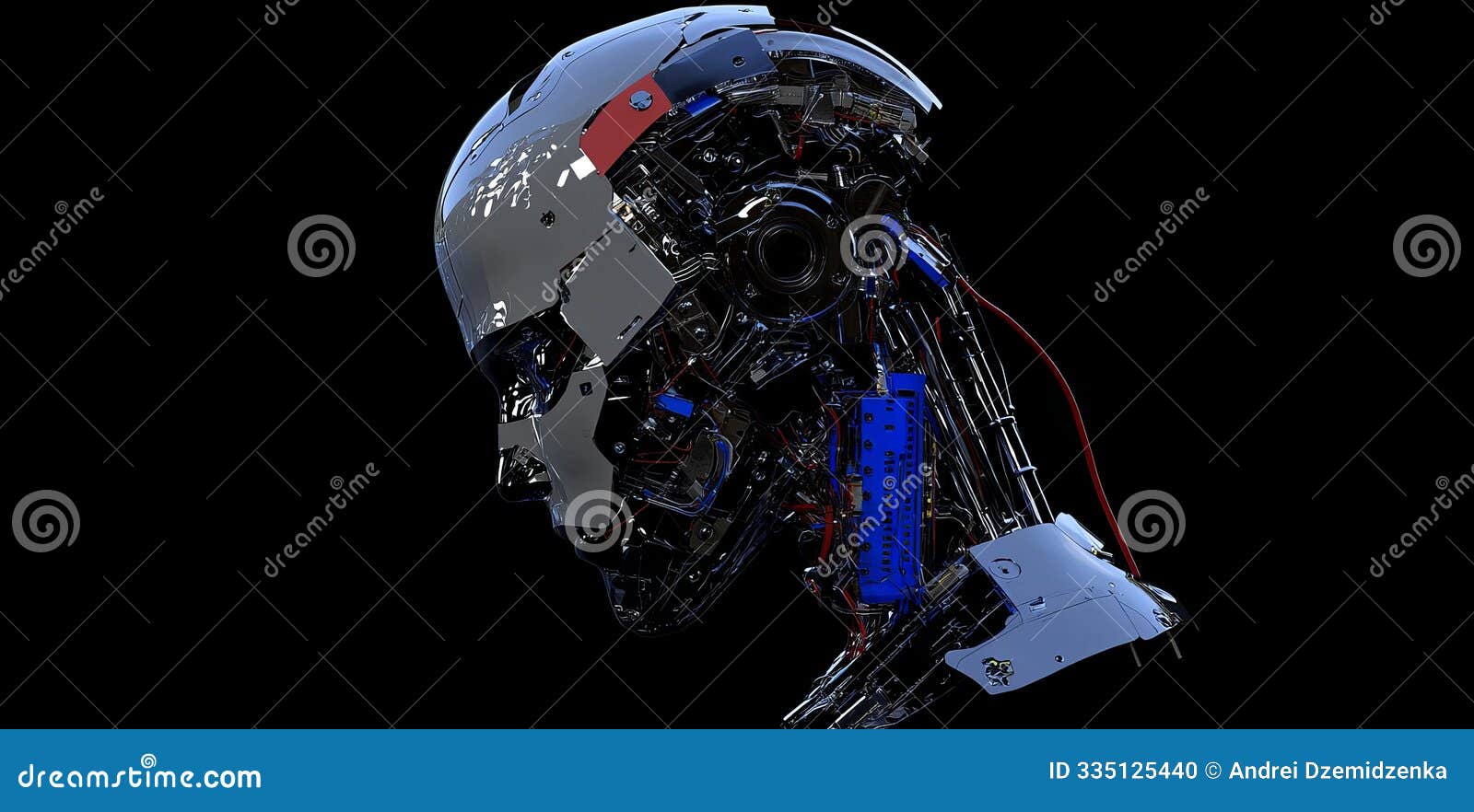 Female Robot with Android Face, Stock Concept, Stock Image Stock Photo ...