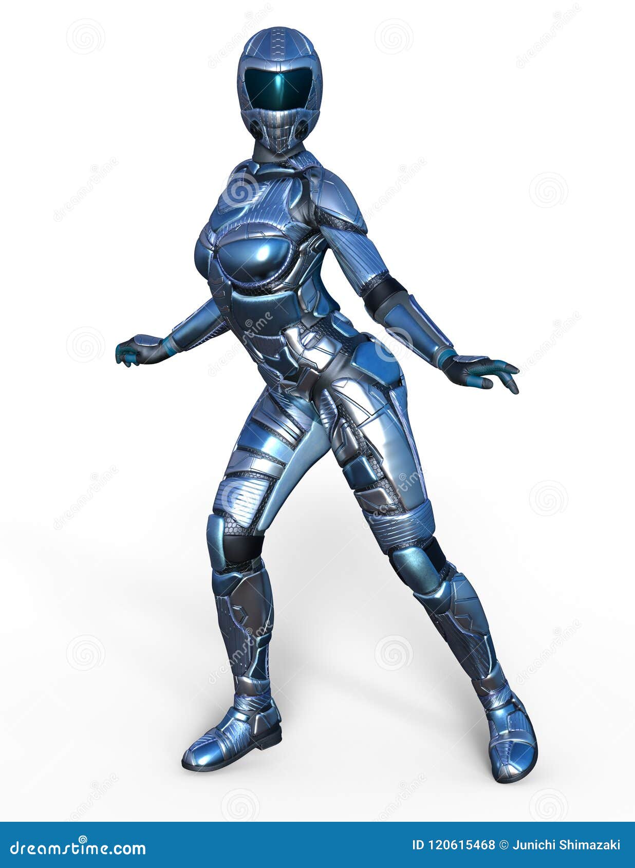 Female robot stock illustration. Illustration of artificial - 120615468
