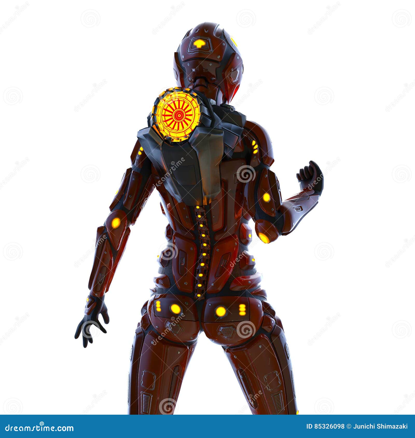 Female robot stock illustration. Illustration of robotics - 85326098