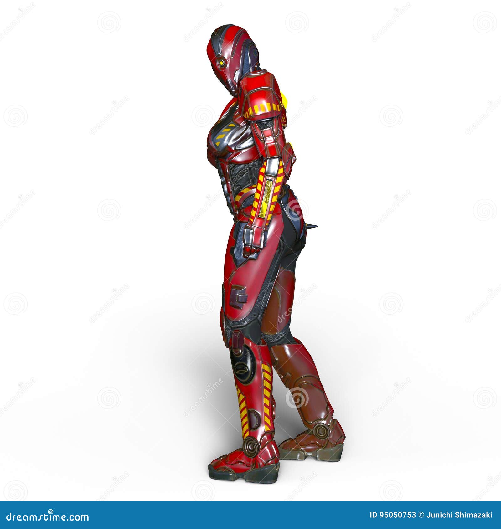 Female robot stock illustration. Illustration of future - 95050753