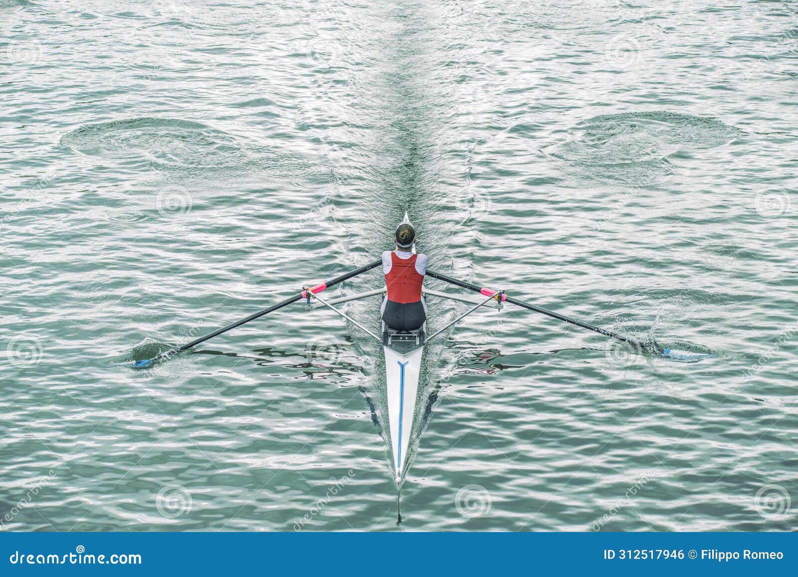 Female rower top view stock photo. Image of oars, competition - 312517946