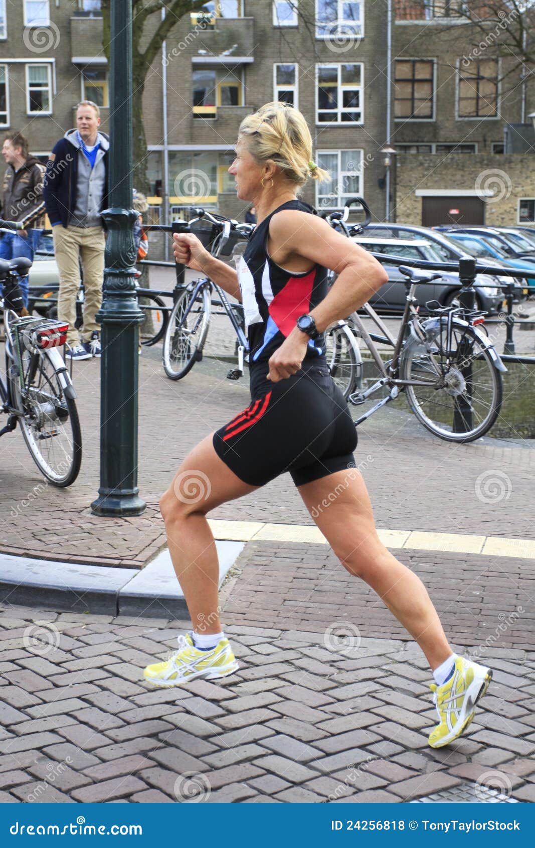 Female runner editorial stock photo. Image of netherlands - 24256818