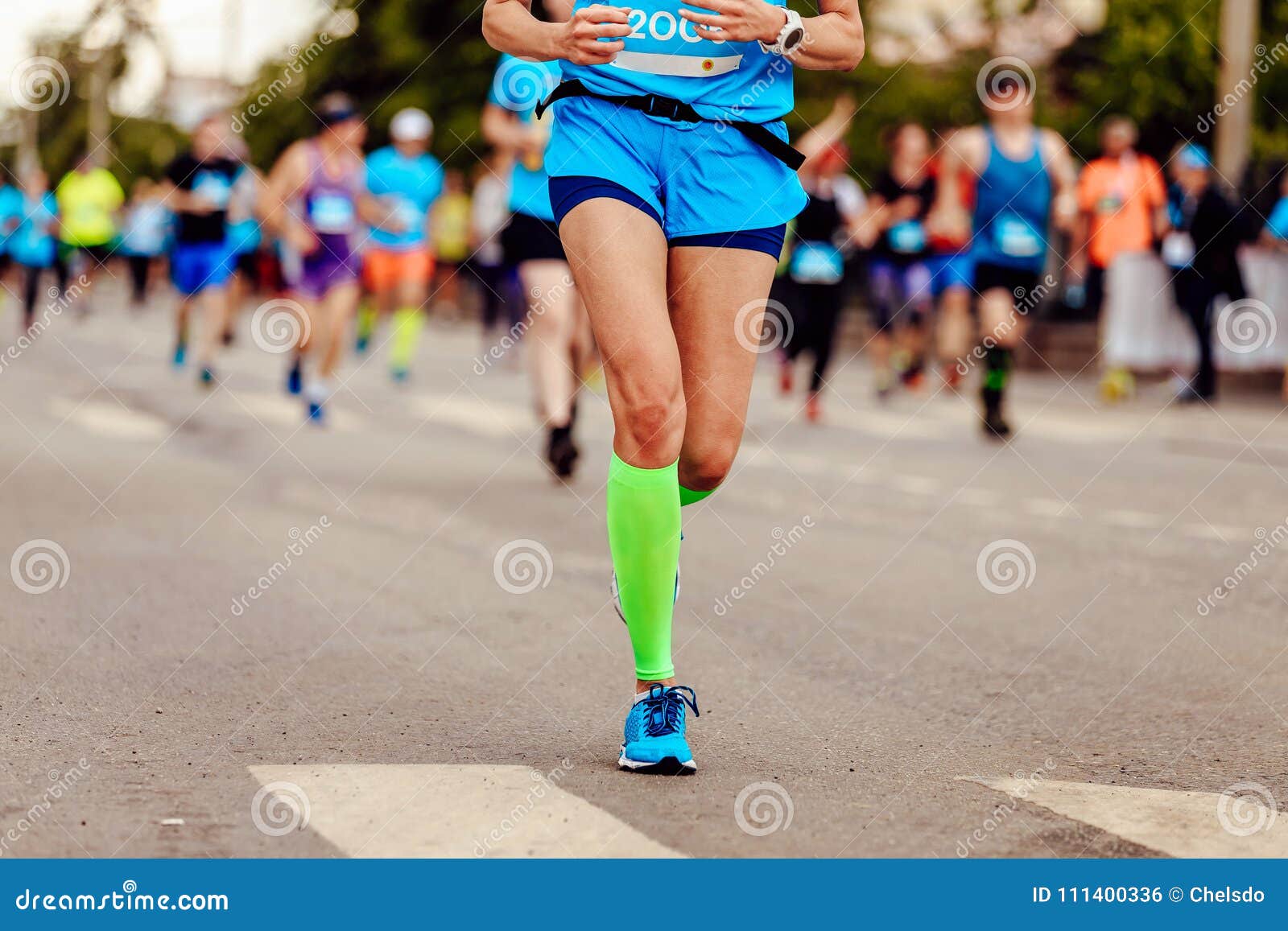 Female runner athlete stock photo. Image of active, compression - 111400336