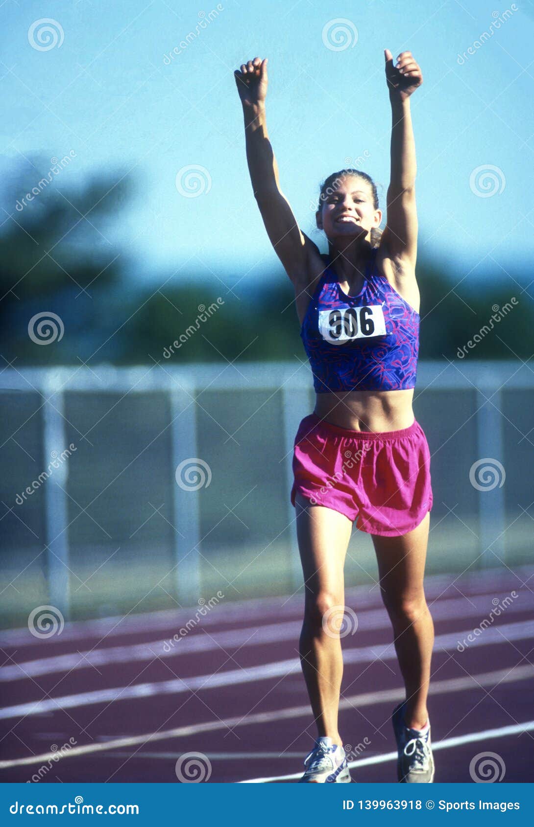 Female Runner Sprinter Exercising and Training Editorial Stock Photo ...