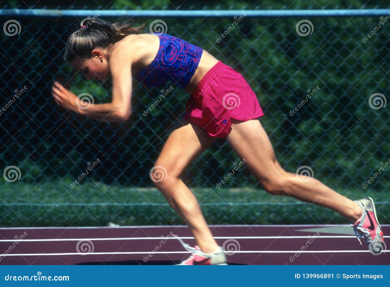 Female Runner Sprinter Exercising and Training Editorial Photo - Image ...