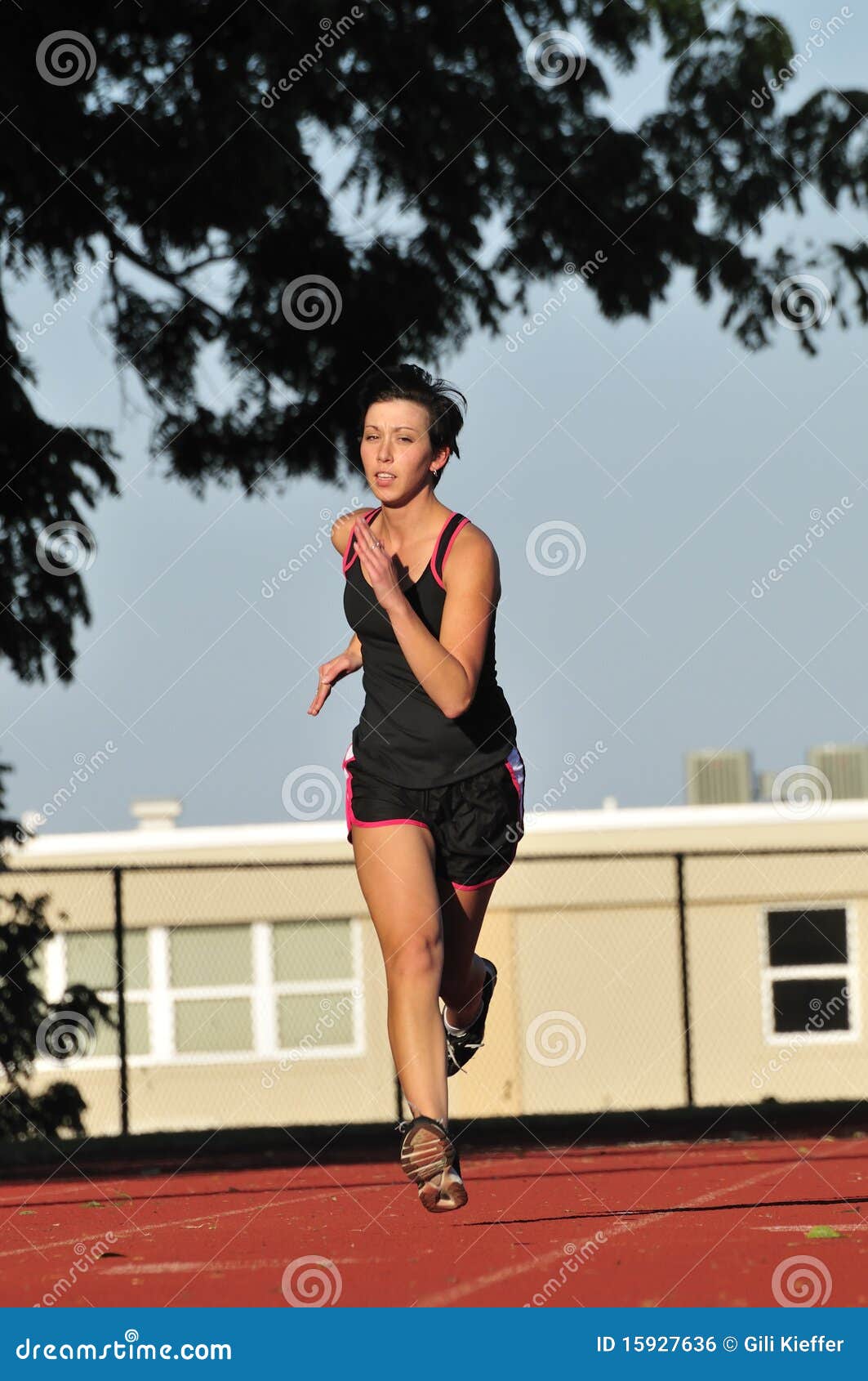 Female runner training stock photo. Image of runner, shape - 15927636