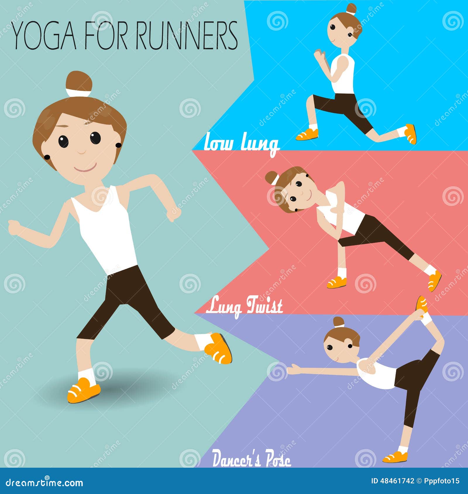 Female Running Vector. Animation Frames Set. Sport Athlete Fitness ...