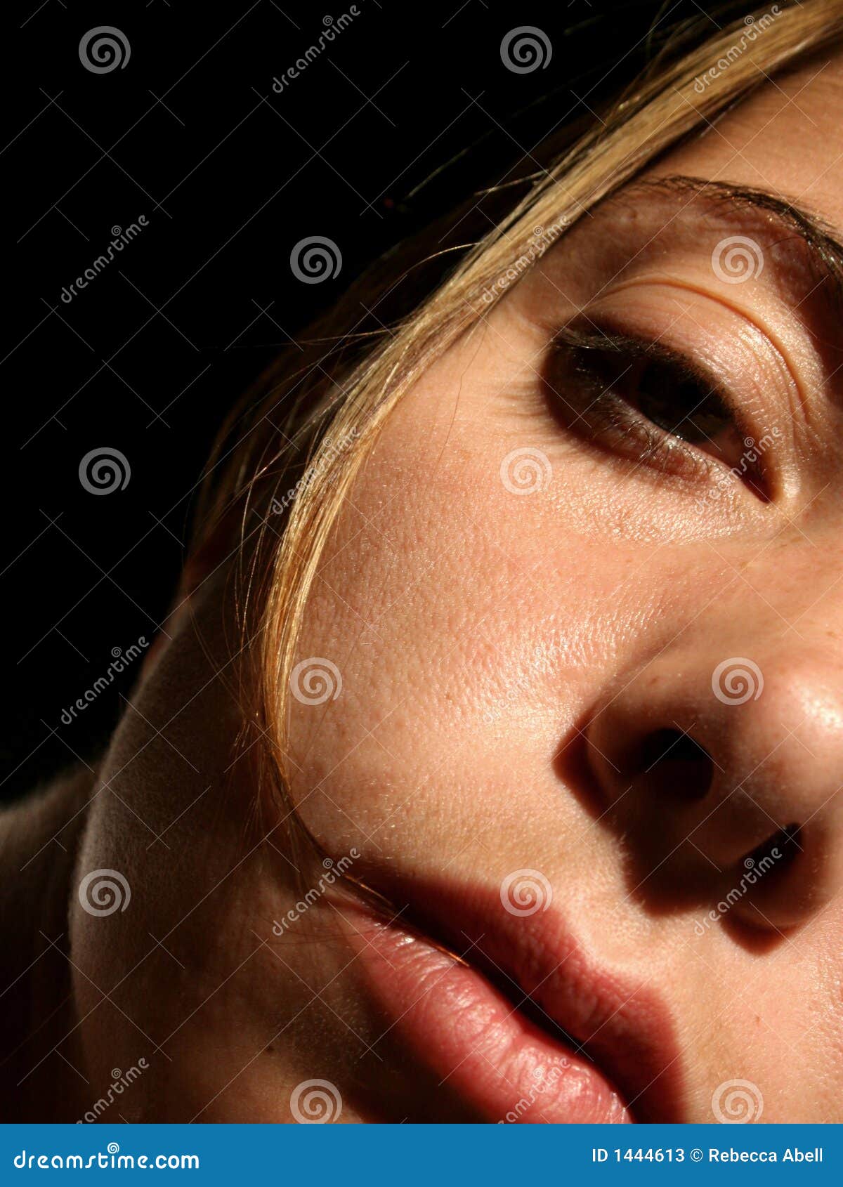 Female Sadness stock image. Image of lips, feminine, natural - 1444613