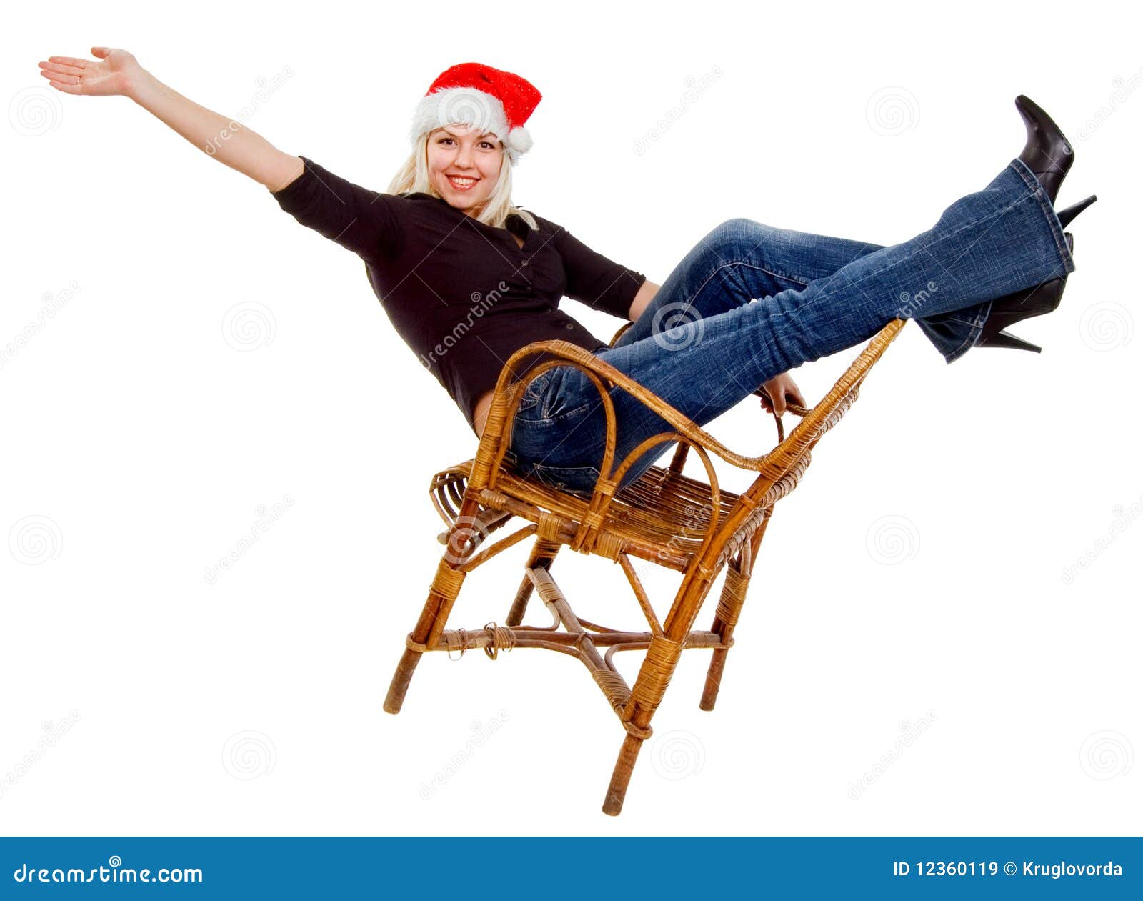 Female Santa Claus stock image. Image of face, female - 12360119