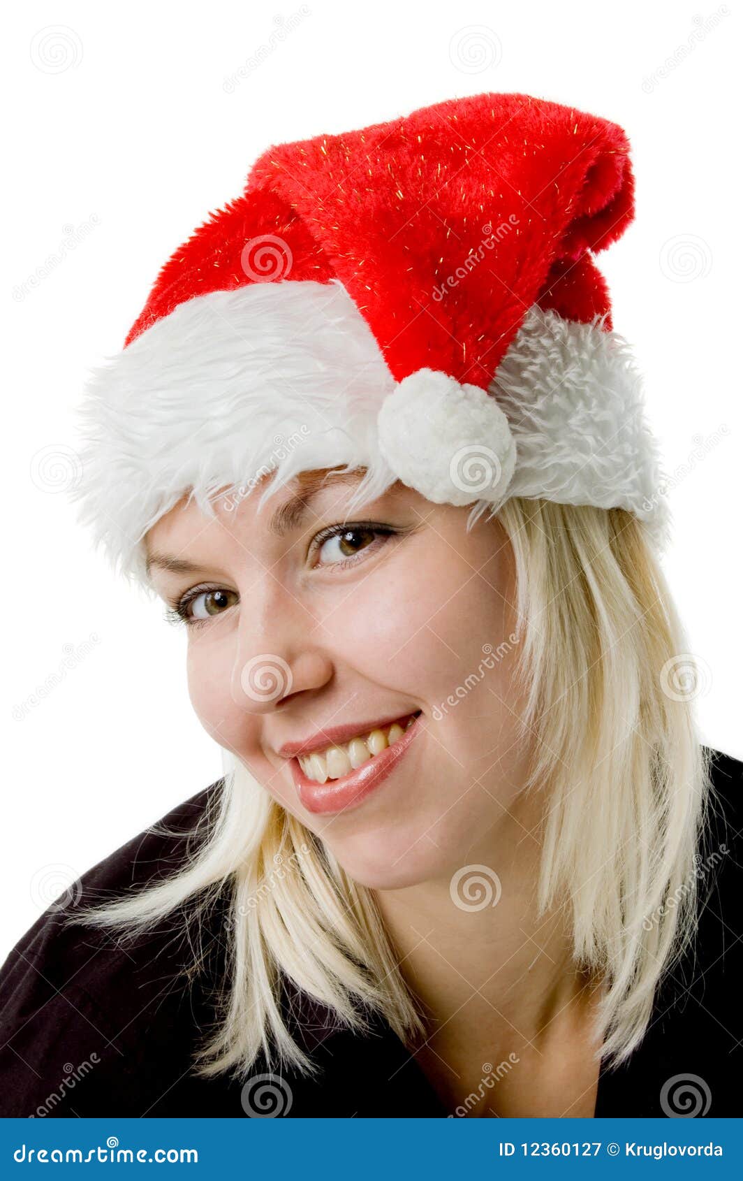 Female Santa Claus stock image. Image of claus, fashion - 12360127