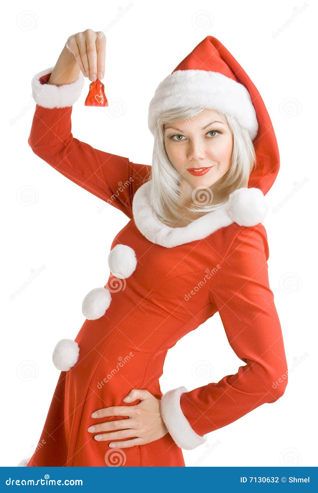 Female Santa Clause stock photo. Image of season, adult - 7130632