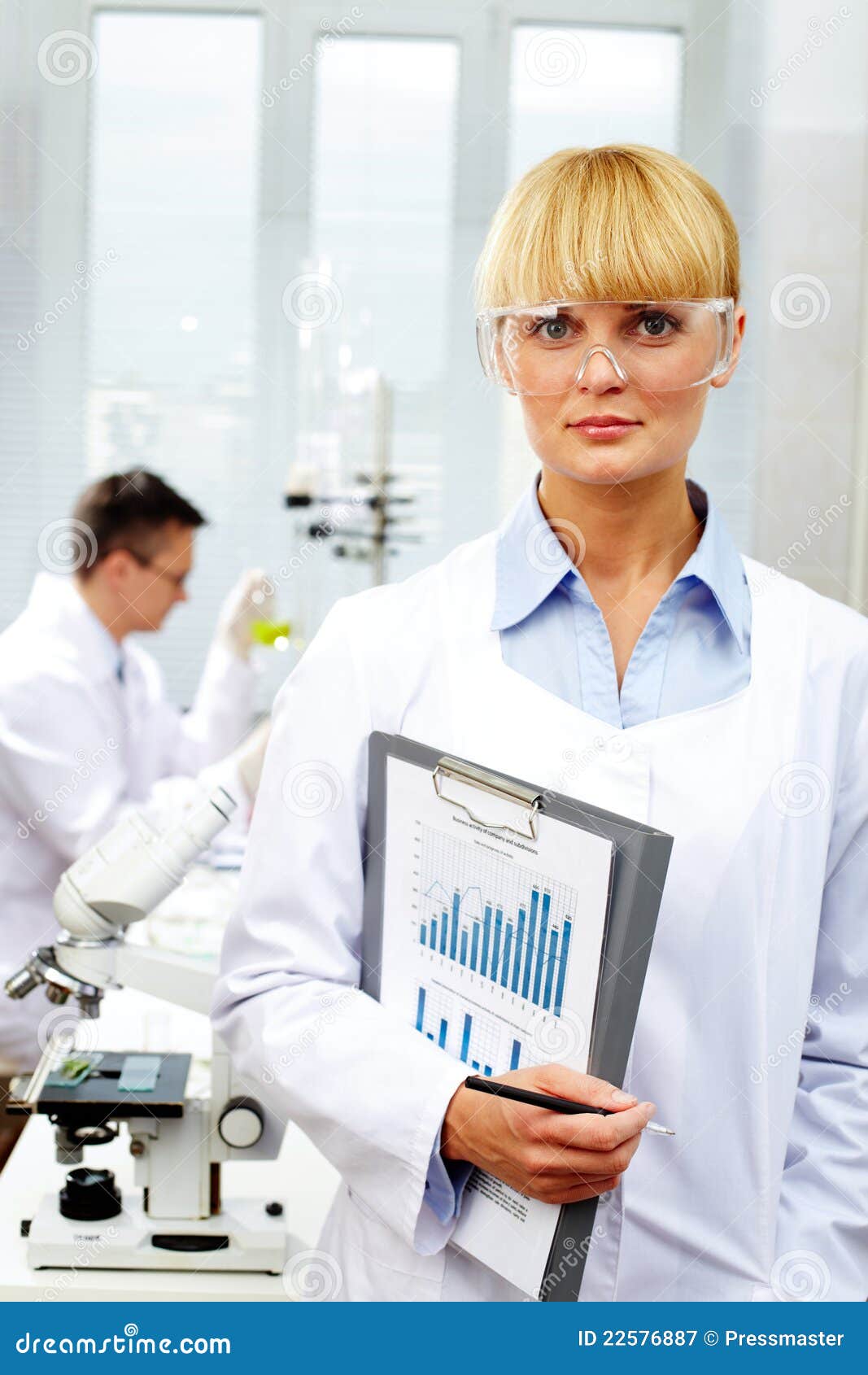 Female scientist stock image. Image of nurse, laboratory - 22576887