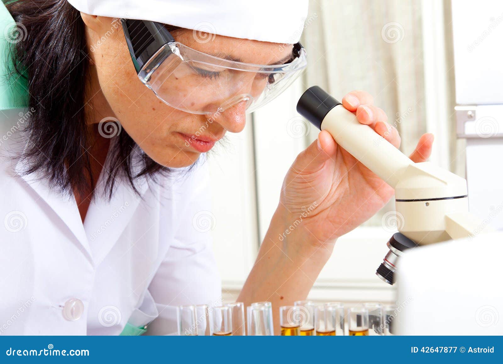 Female scientist stock image. Image of medical, biology - 42647877