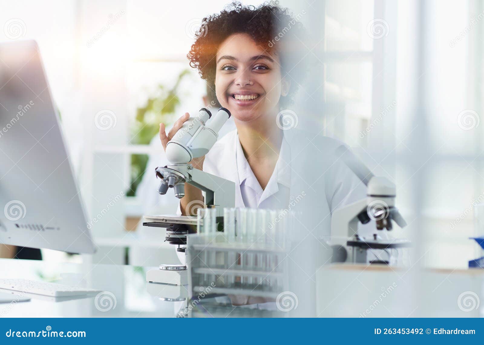 Female Scientist Working in the Lab Stock Photo - Image of laboratory ...