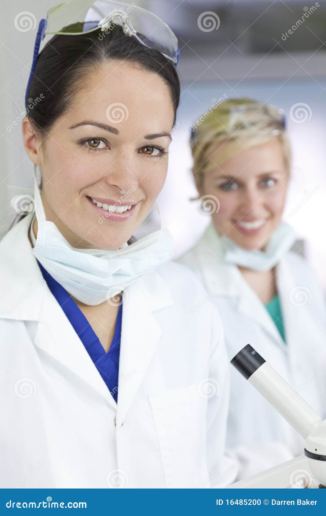 Female Scientists or Woman Doctors in Laboratory Stock Photo - Image of ...