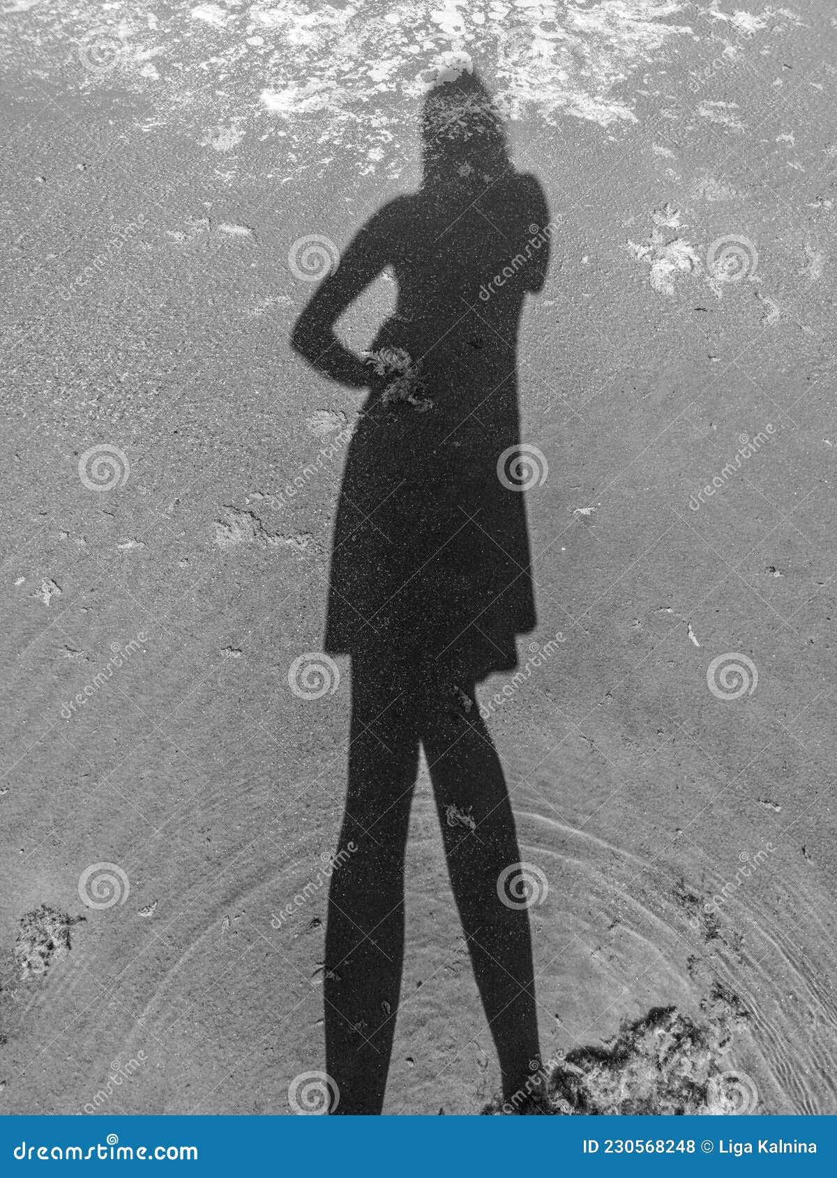 Female With Shadow Pattern Royalty-Free Stock Photo | CartoonDealer.com ...