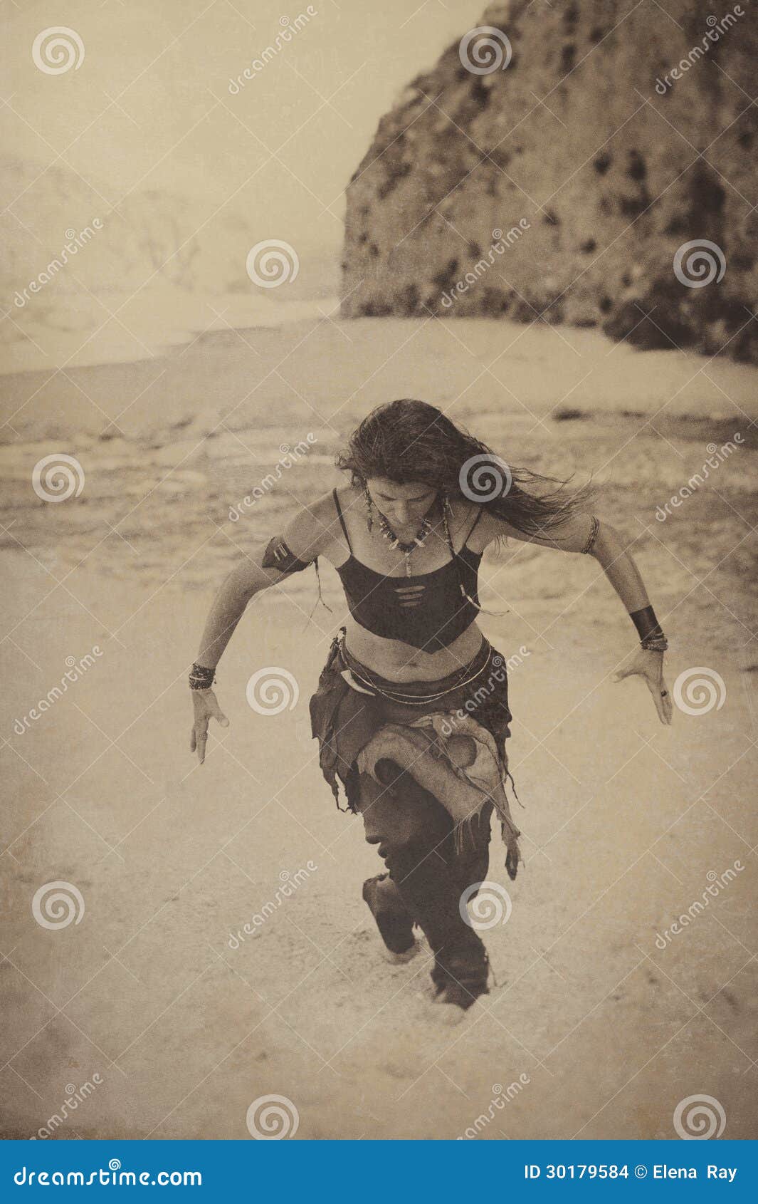 Mystical Power Dancer stock photo. Image of dance, antler - 30179584