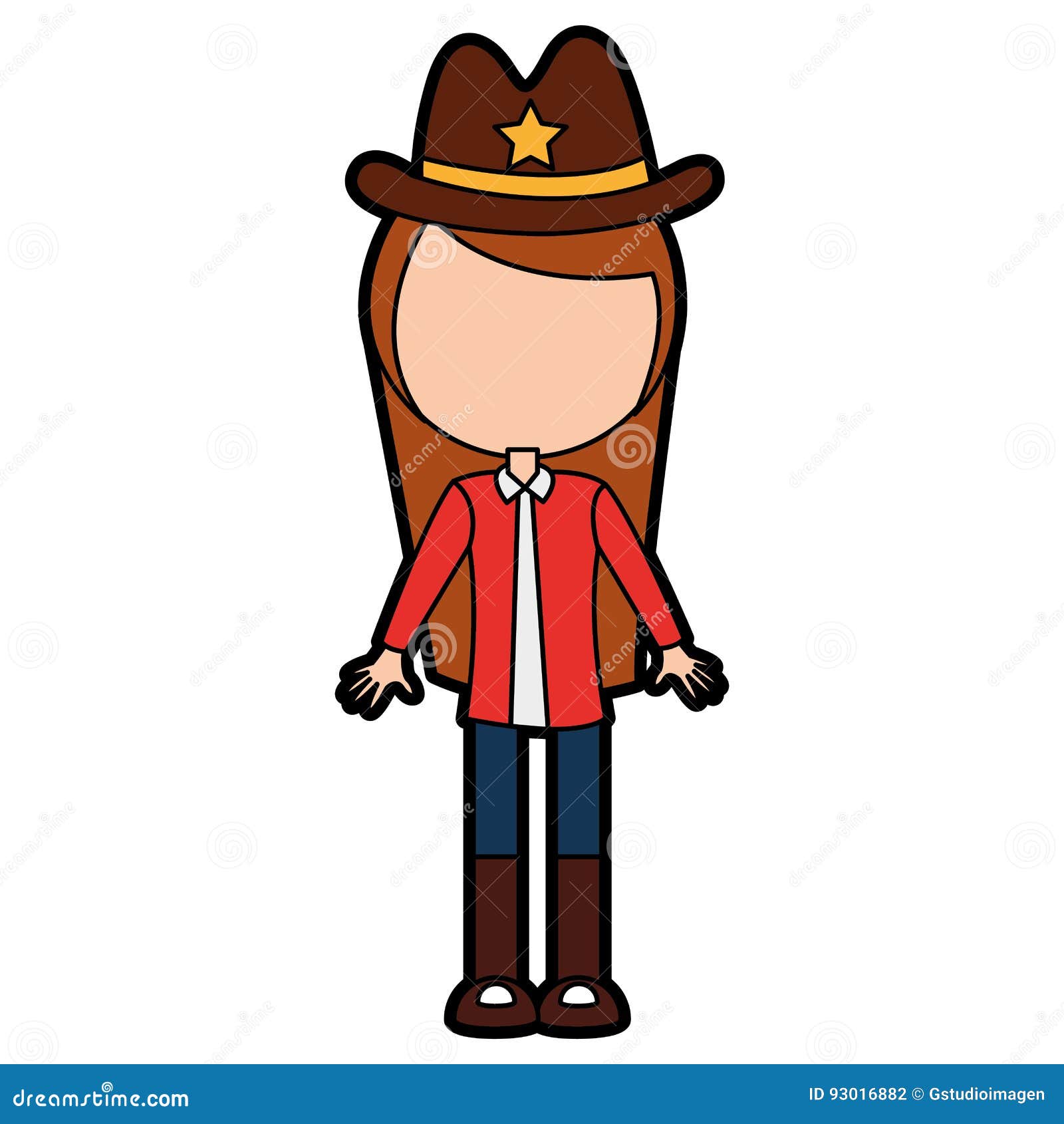 Sheriff Avatar. Royalty-Free Illustration | CartoonDealer.com #97414074