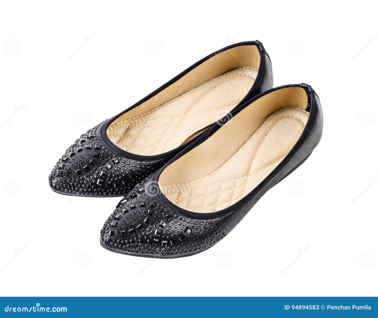 Female Shoes Isolated on White Stock Image - Image of elegance, details ...