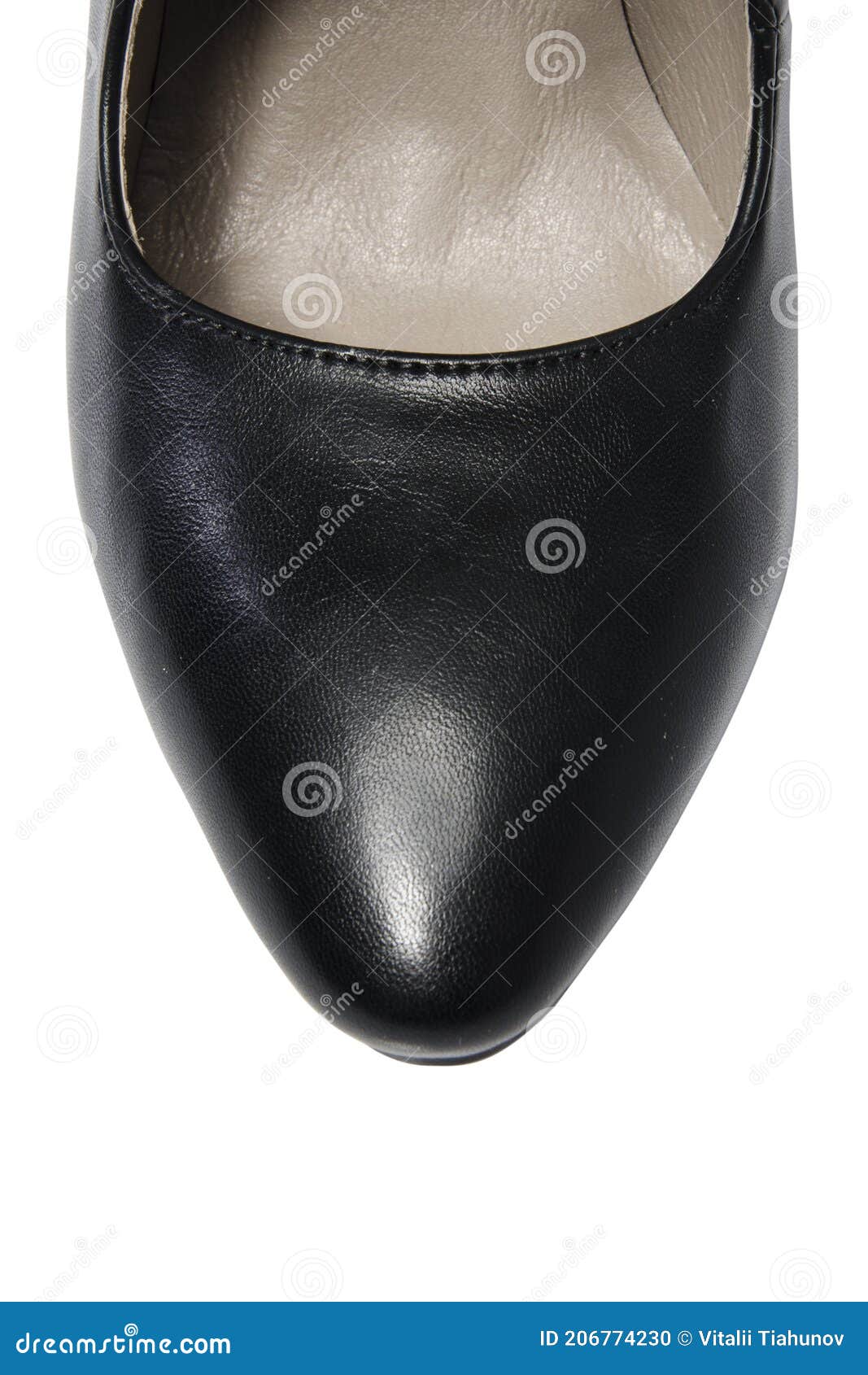 Female Shoes on a White Background Stock Photo - Image of elegant, atop ...