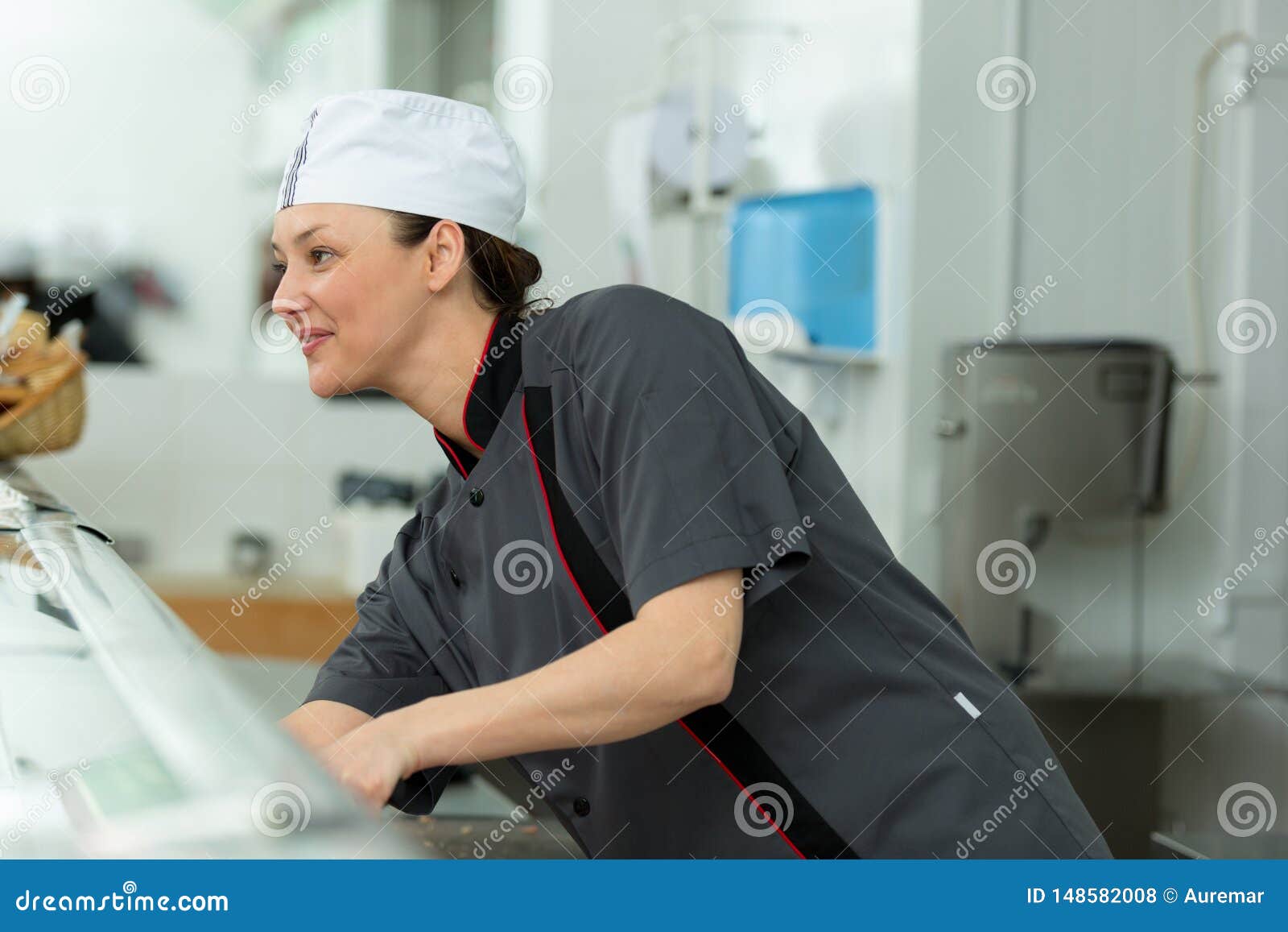Female Shop Worker Servicing Stock Photo - Image of sale, duty: 148582008