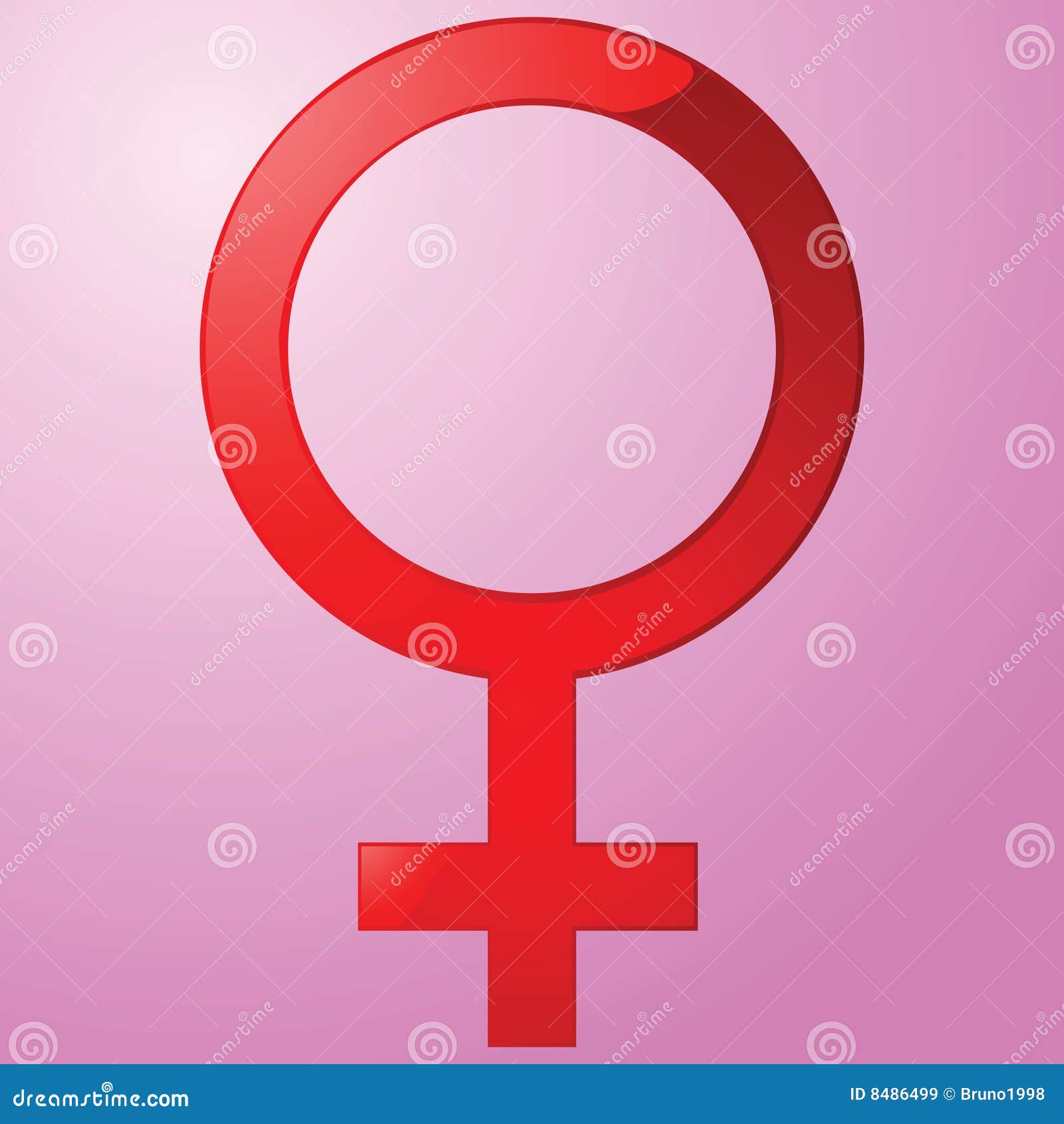 Female sign stock vector. Illustration of bright, glossy - 8486499