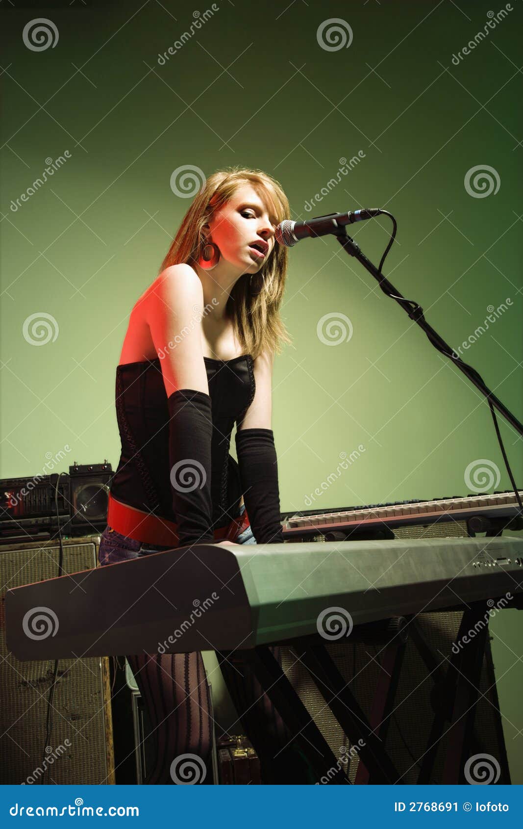 Female singing. stock image. Image of sound, singing, woman - 2768691