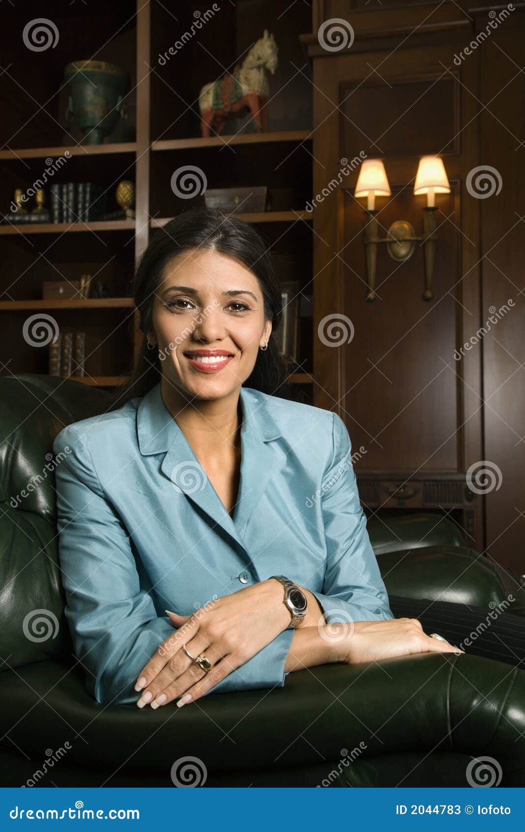 Female sitting in chair. stock image. Image of sitting - 2044783