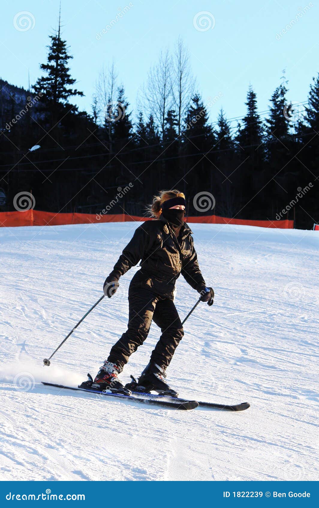 Female Skiier stock image. Image of sport, turn, female - 1822239