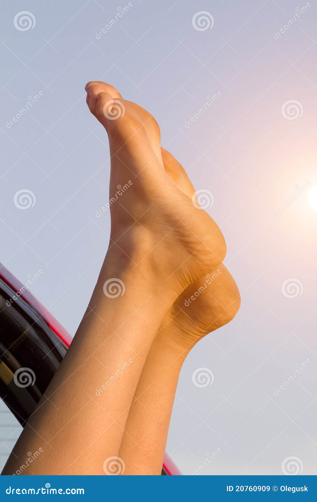 Female Skin Feet Window Car Stock Image - Image of feet, glass: 20760909