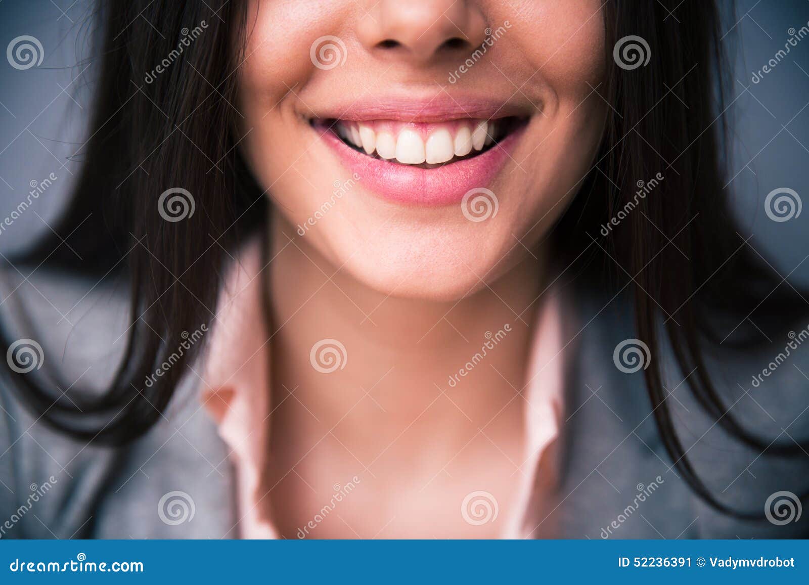 Female smile stock image. Image of person, cheerful, beauty - 52236391