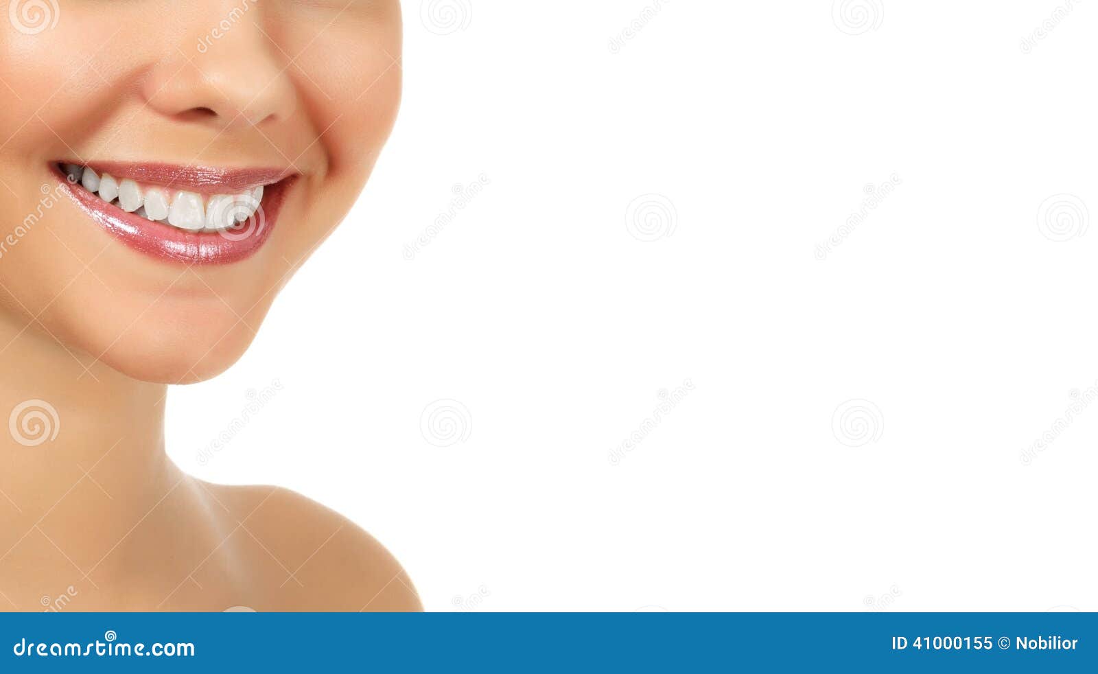 Female smile stock image. Image of healthy, laugh, beautiful - 41000155