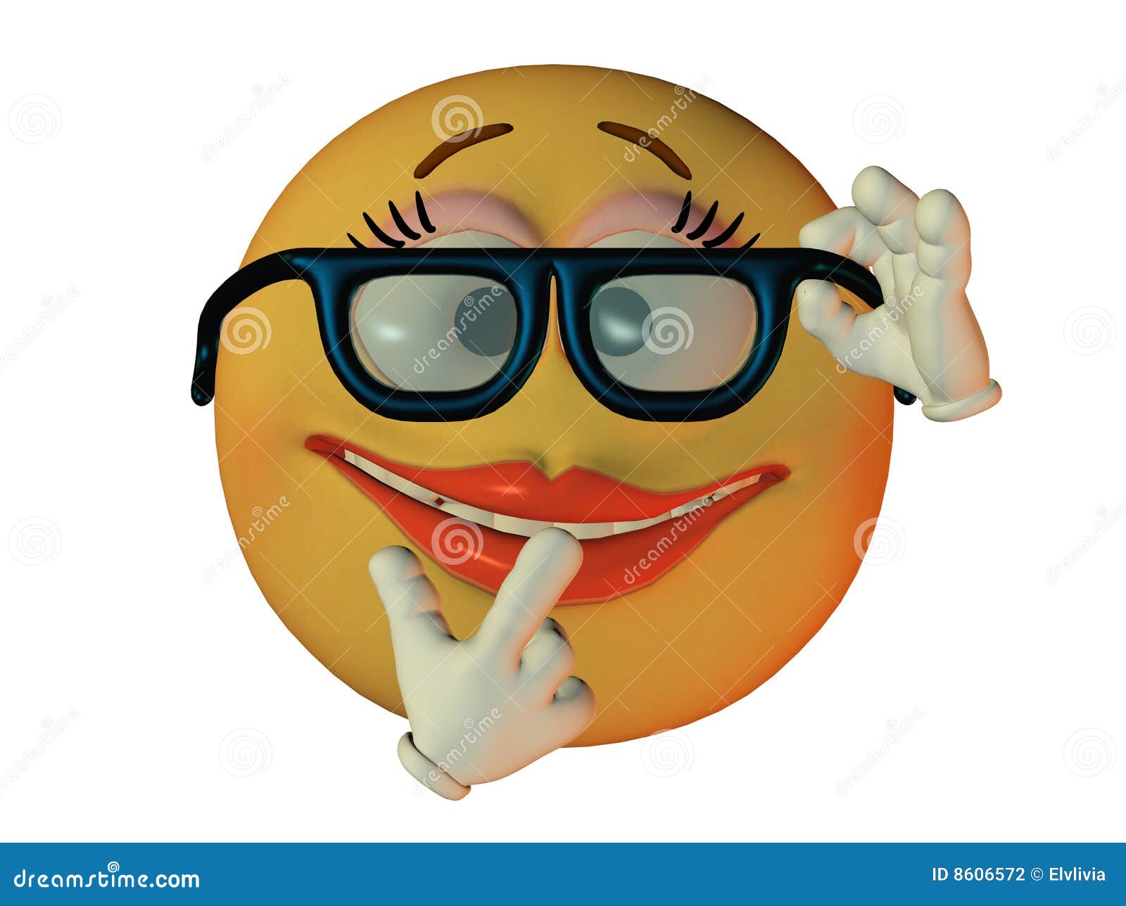 Female smilie stock illustration. Illustration of faces - 8606572