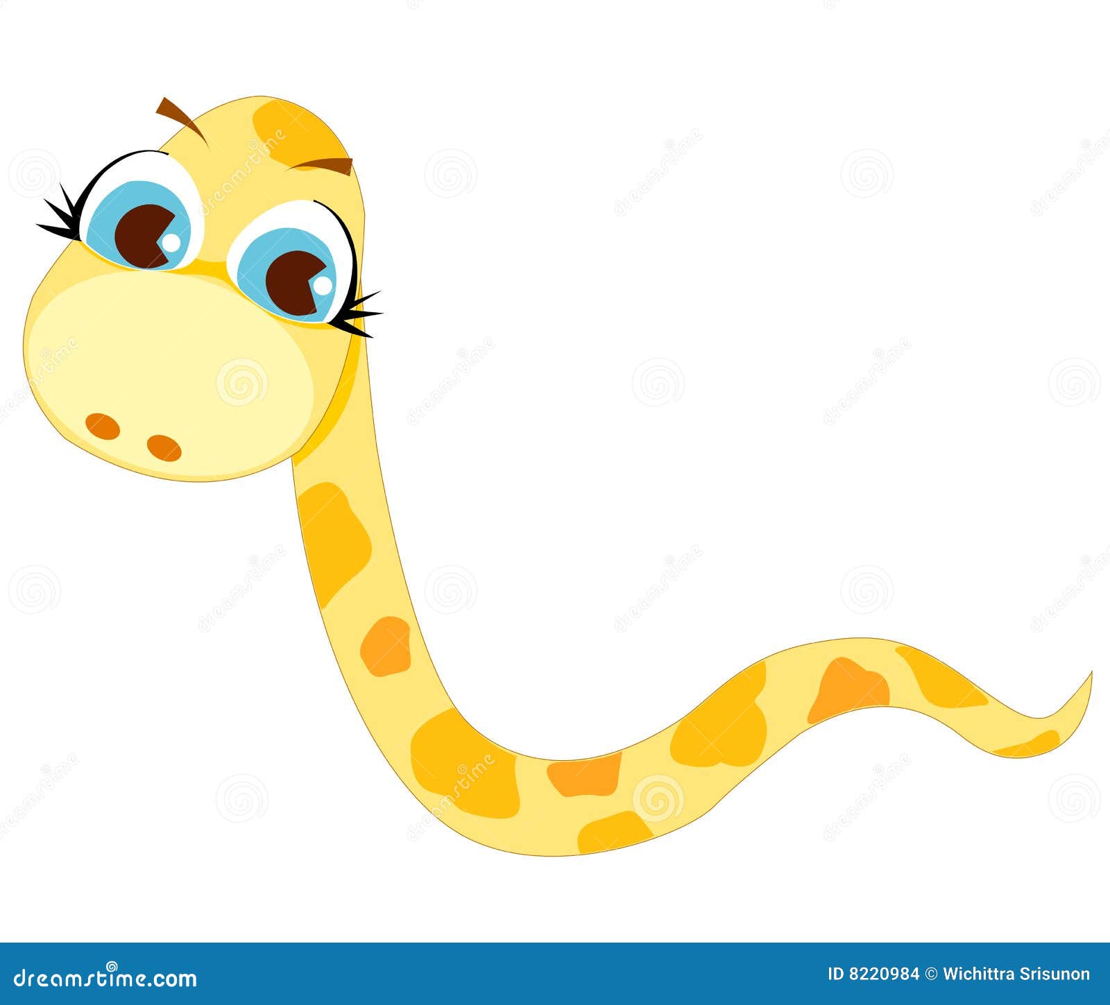 Female snake stock illustration. Illustration of animal - 8220984