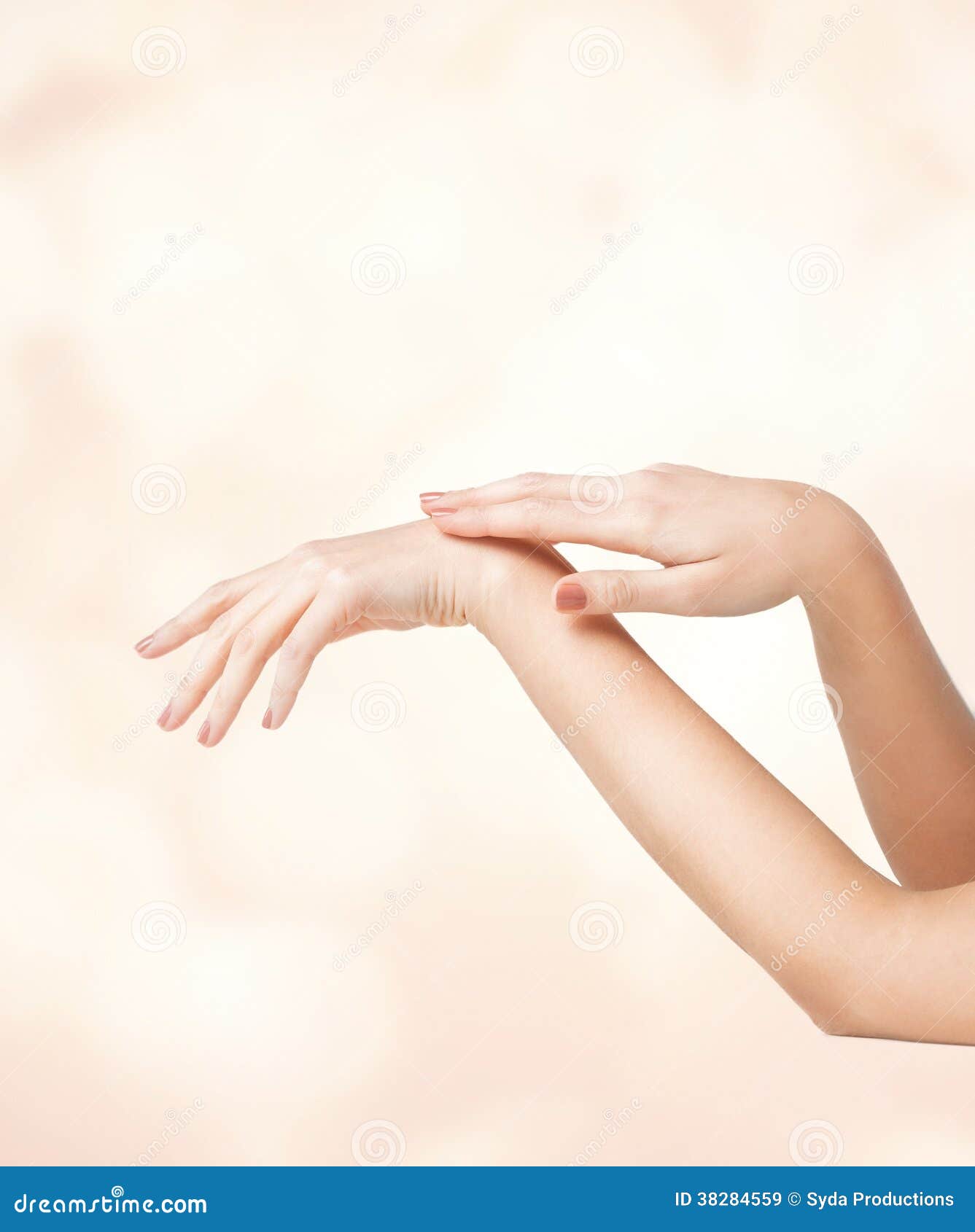 Female soft skin hands stock image. Image of cosmetics - 38284559