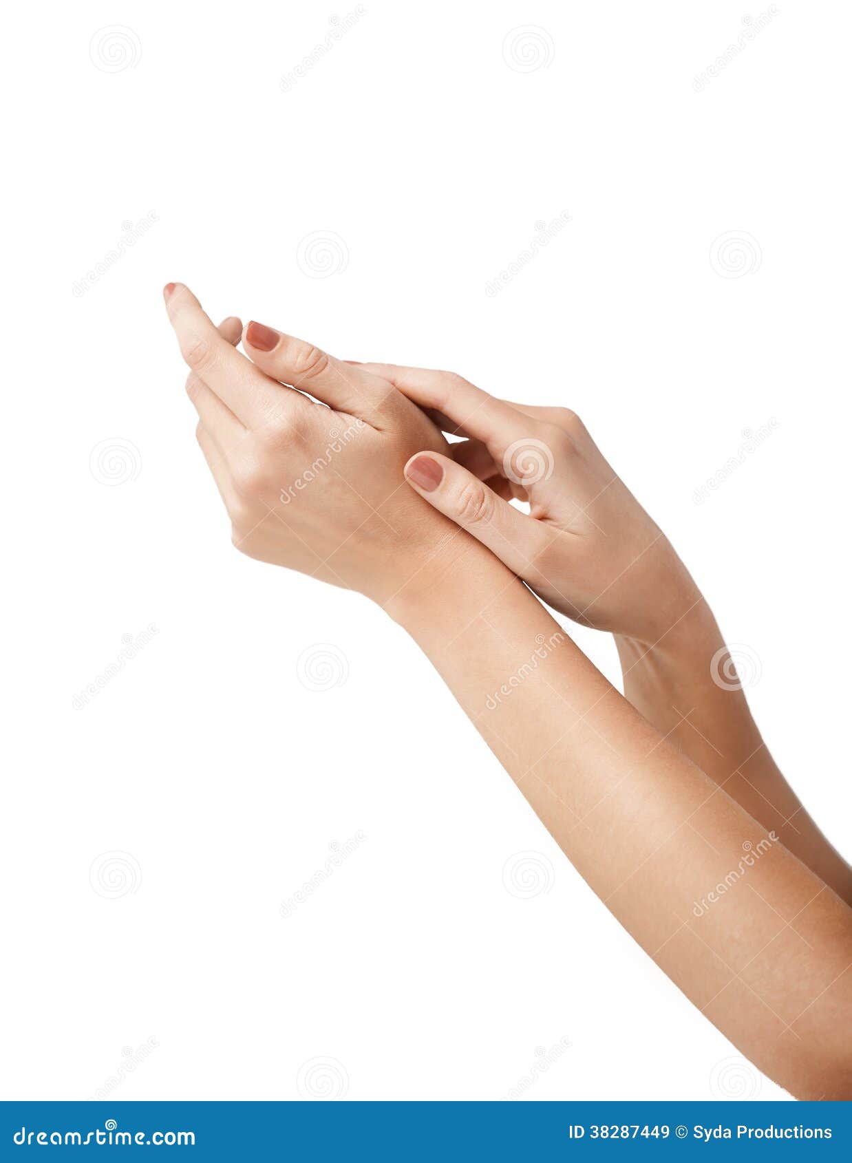 Female soft skin hands stock image. Image of person, applying - 38287449