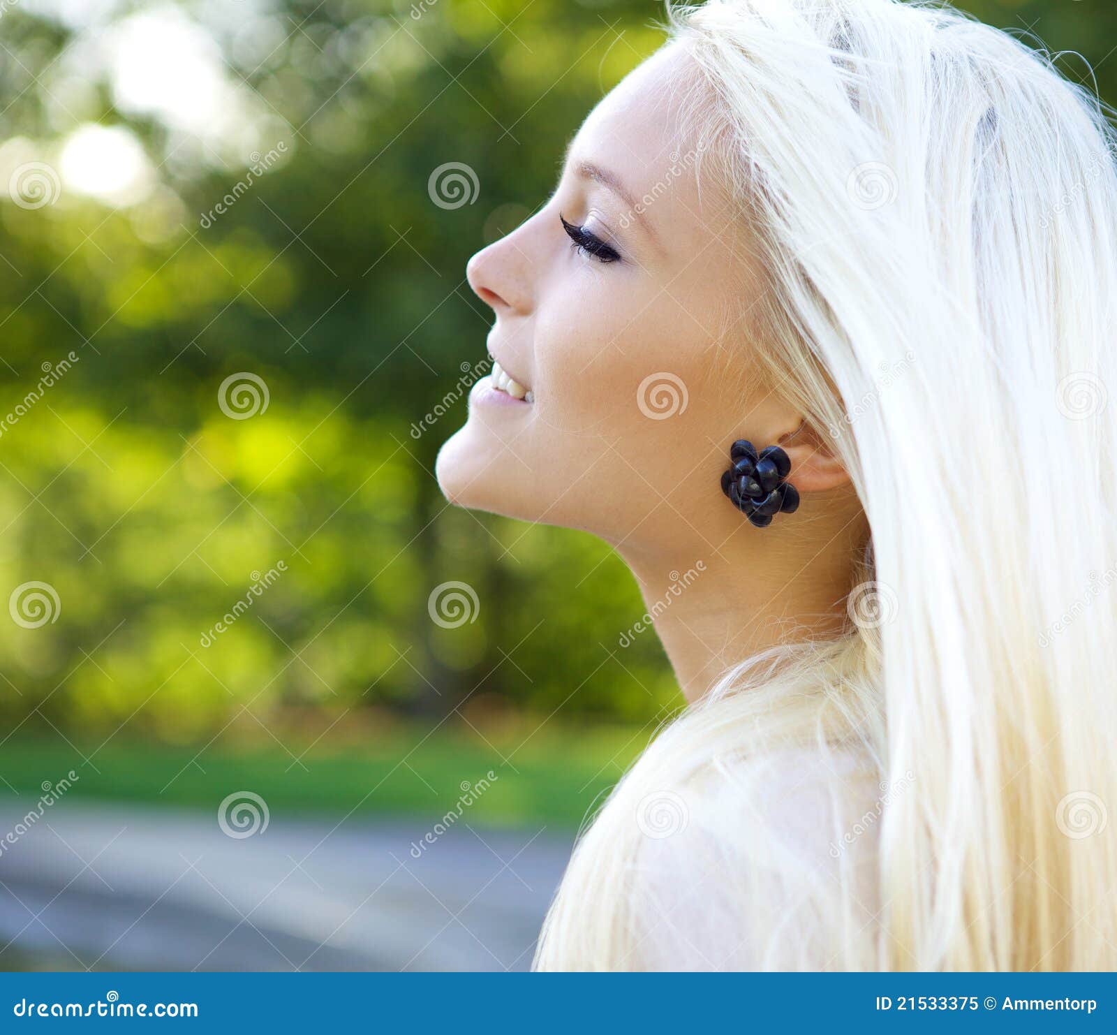 Female with Soft Skin Relaxing Stock Image - Image of girl, naturally ...