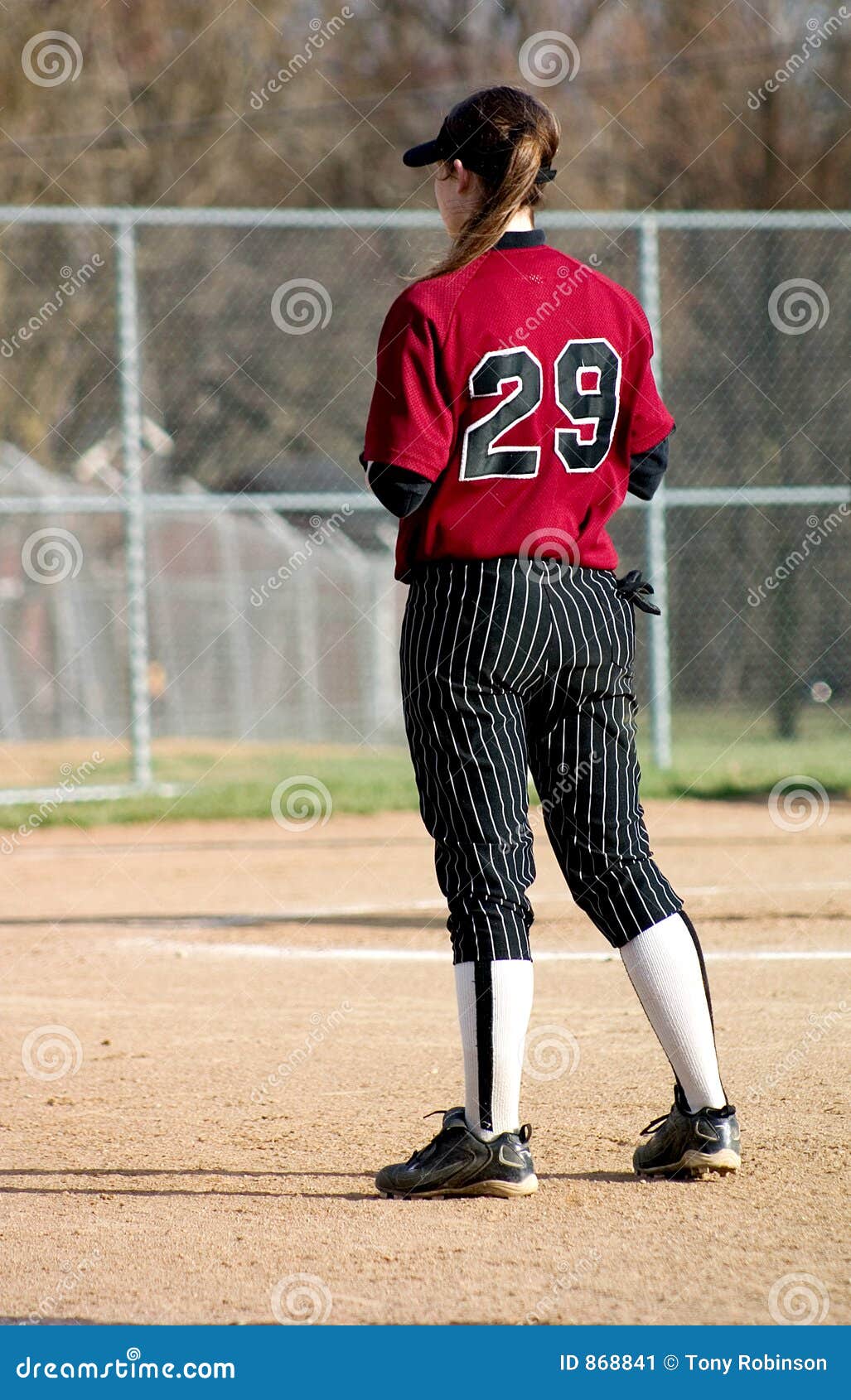 Female Softball Player stock image. Image of high, player - 868841