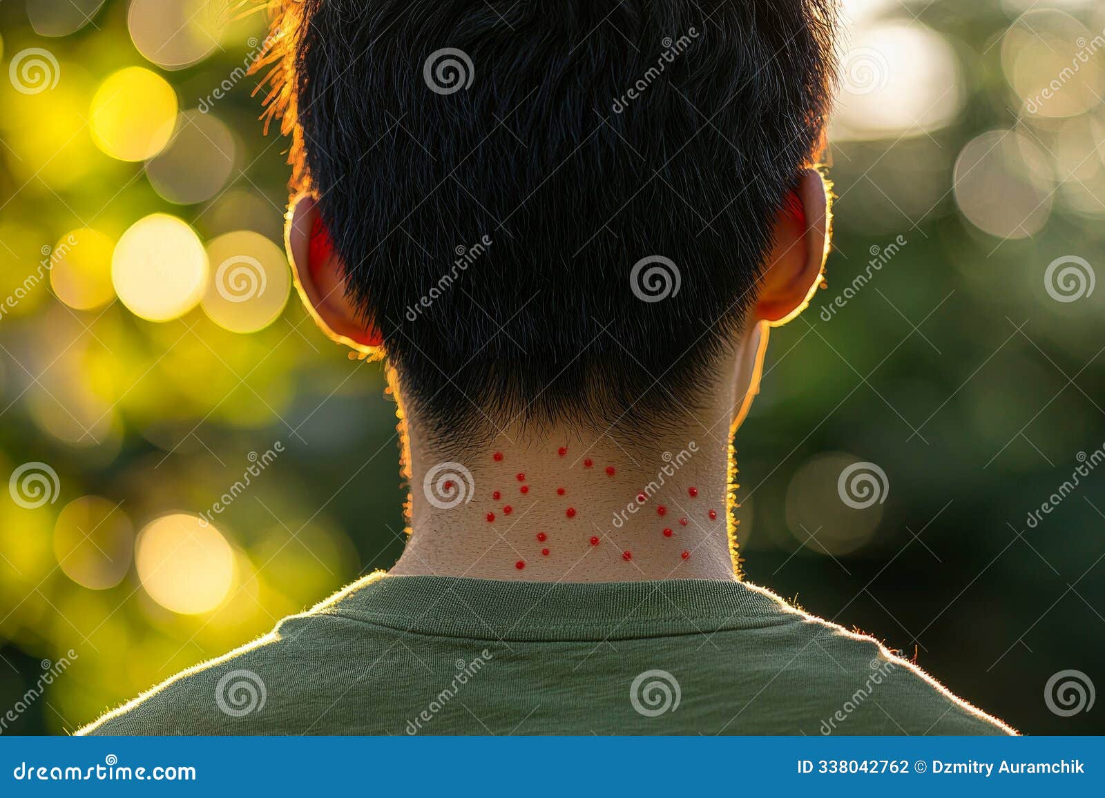 Female Southeast Asian Myanmar Patient With Seborrheic Dermatitis At