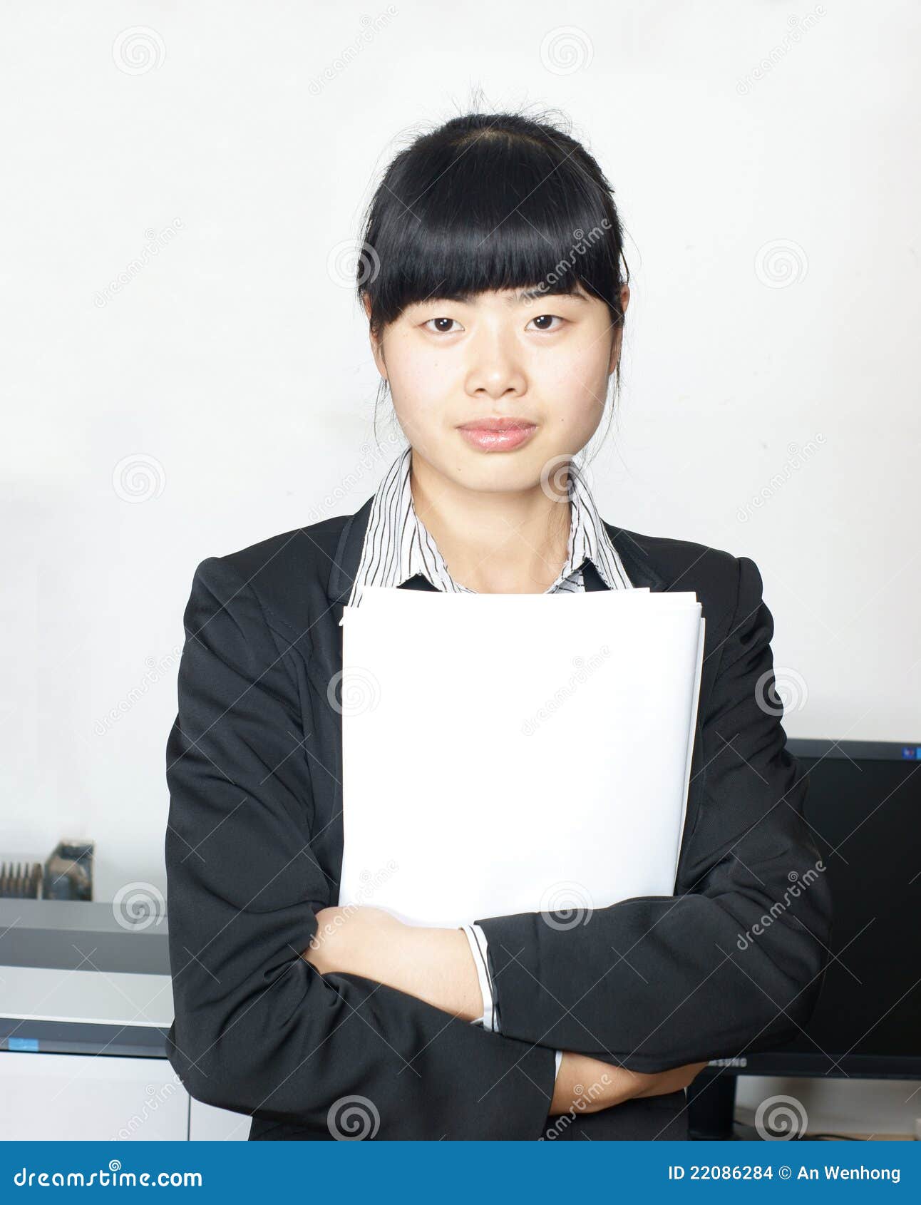 Female staff stock photo. Image of asian, adult, cute - 22086284