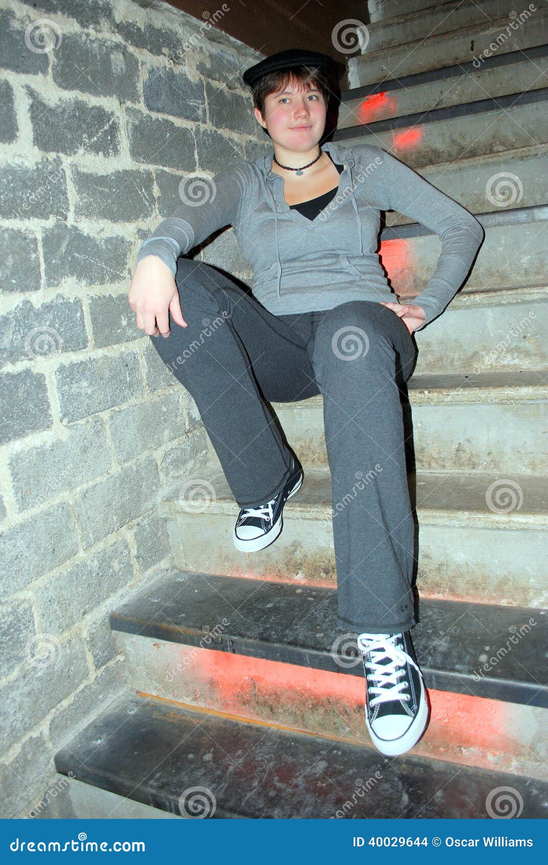 Female stagehand worker. stock photo. Image of teenager - 40029644