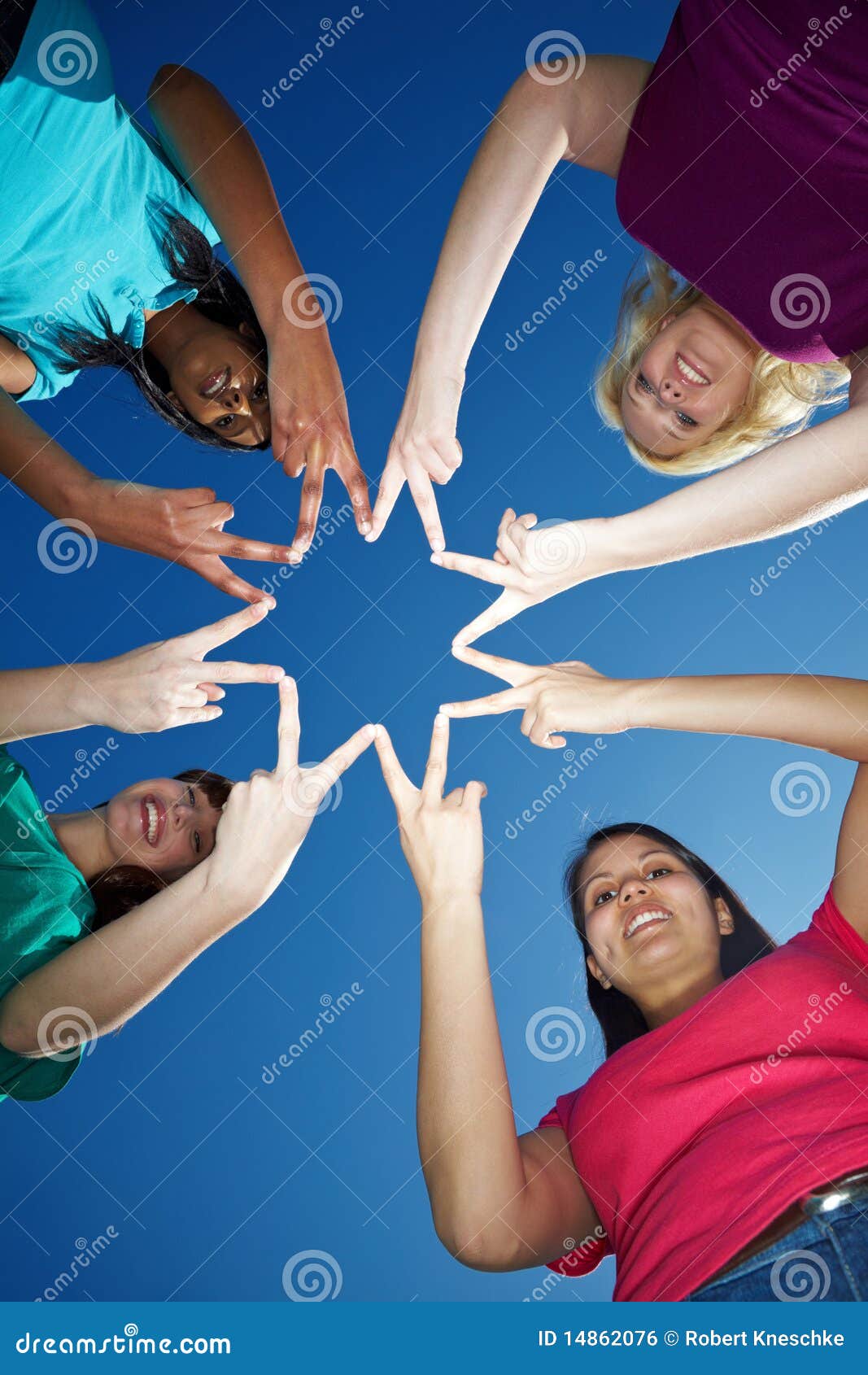 Female star in the sky stock photo. Image of people, caucasian - 14862076