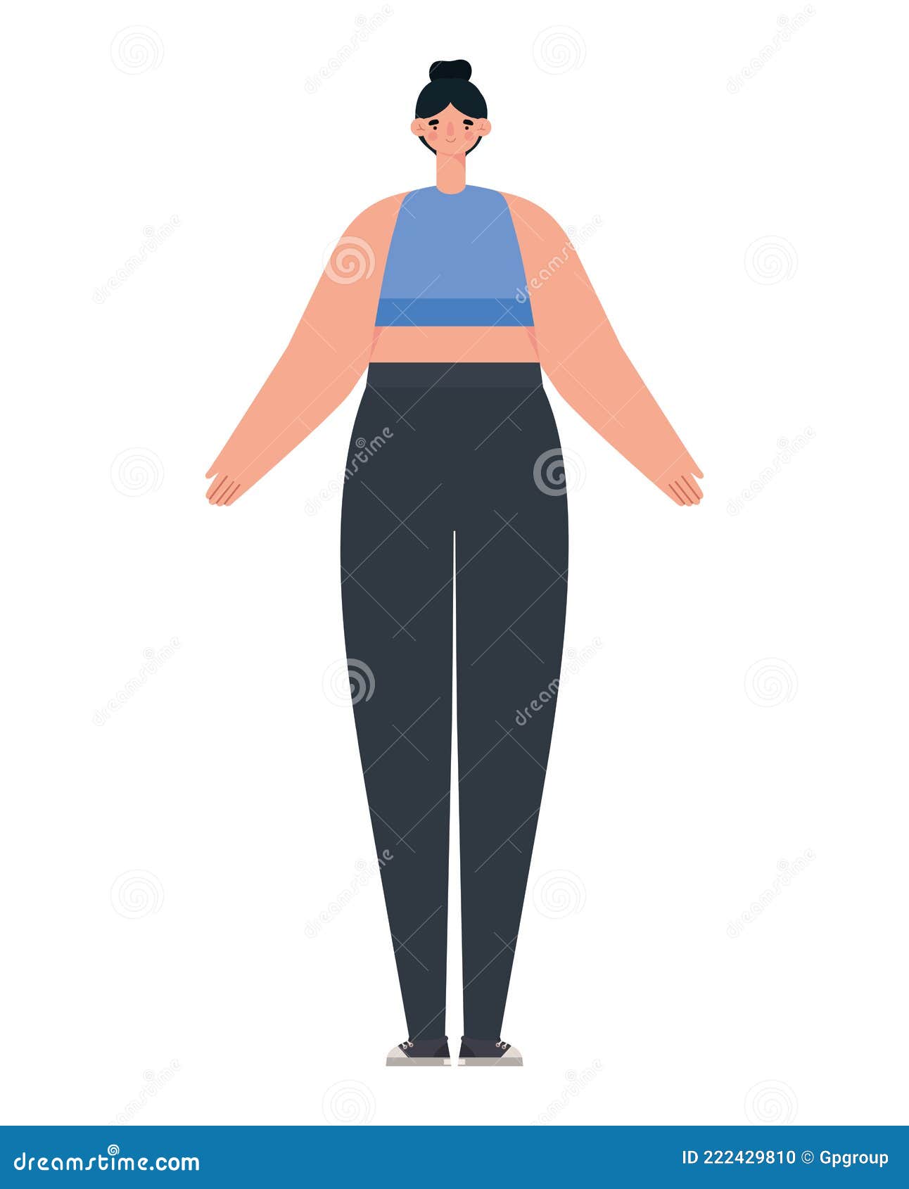 Female stretching design stock vector. Illustration of fitness - 222429810
