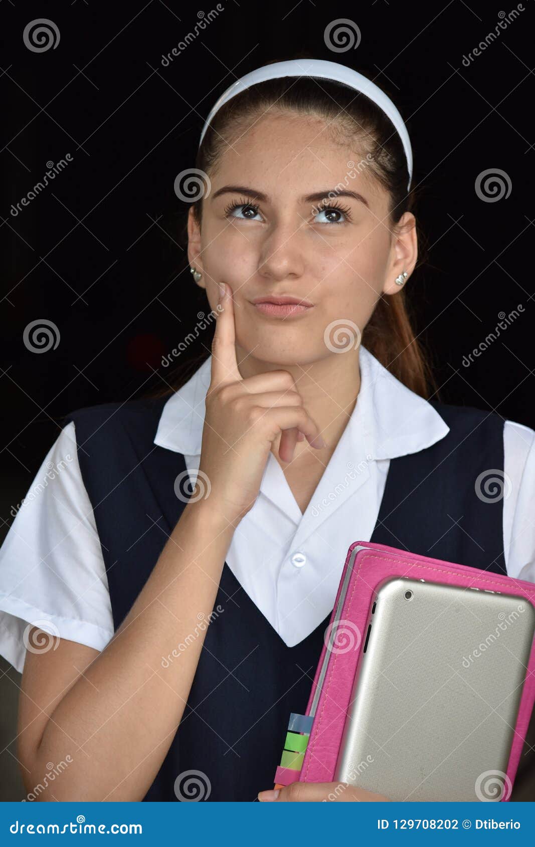 Female Student Decision Making Stock Photo - Image of thinking ...