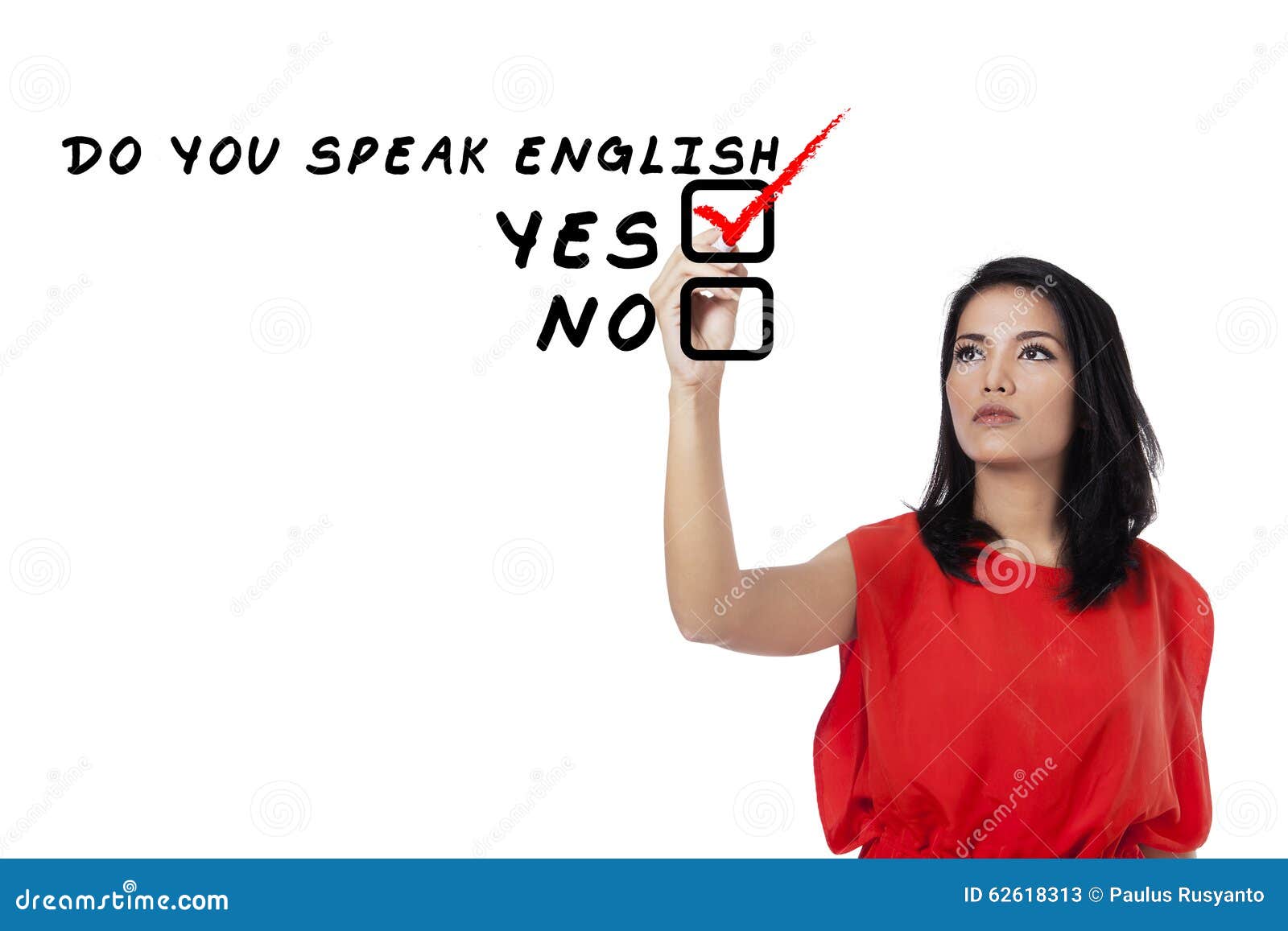 Female Student Learning English 1 Stock Image - Image of college ...