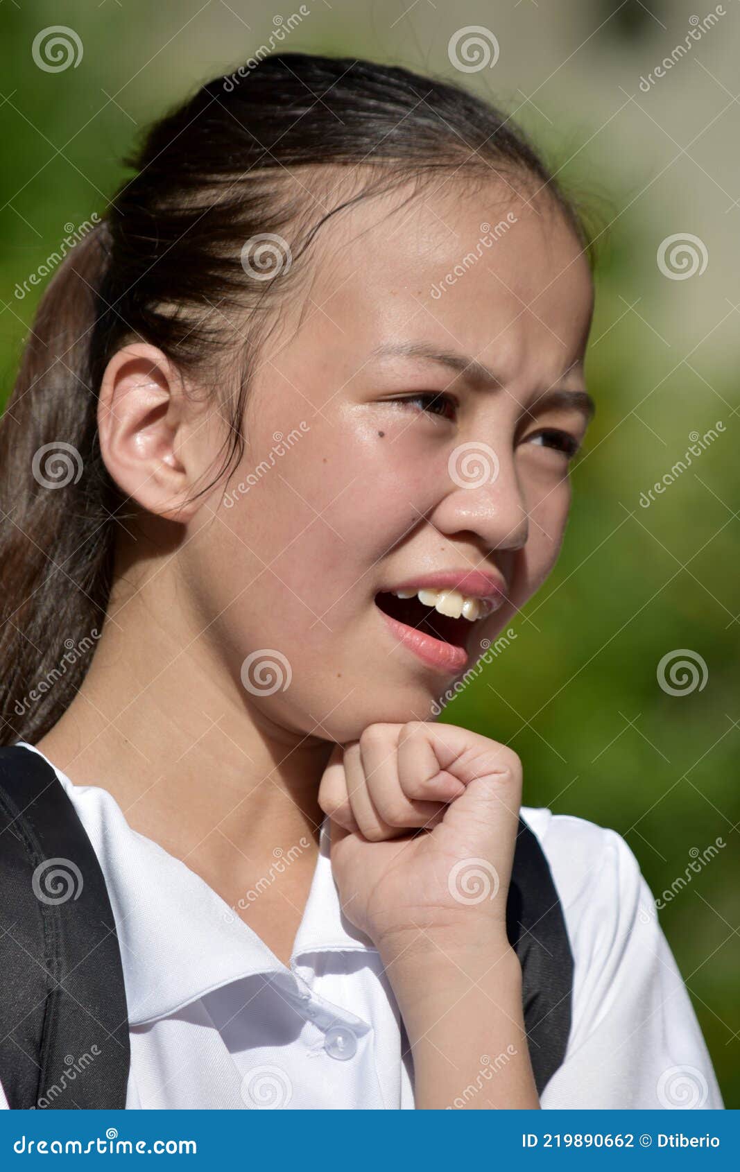 Female Student Making a Decision with Notebooks Stock Photo - Image of ...