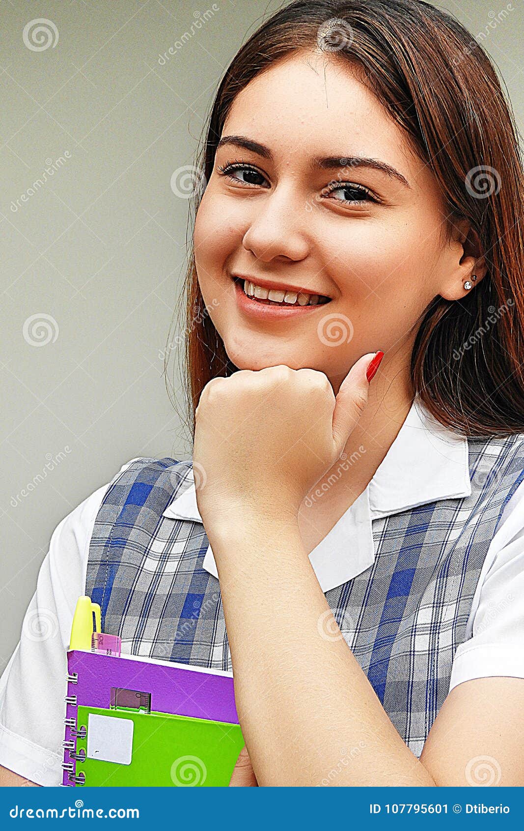 Female Student Making a Decision Stock Image - Image of females ...
